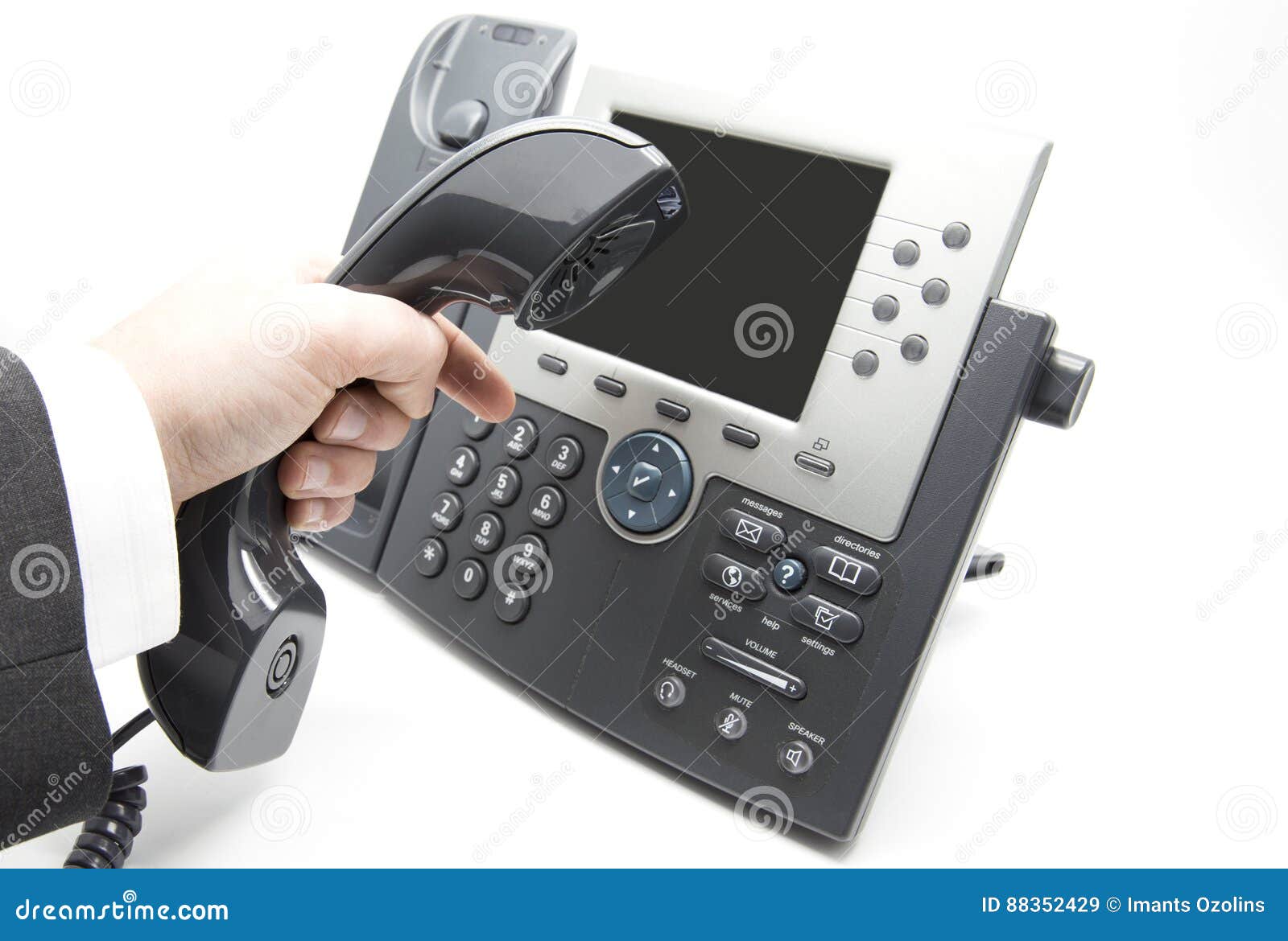 Dialing IP Telephone Keypad Stock Image - Image of grey, close: 88352429