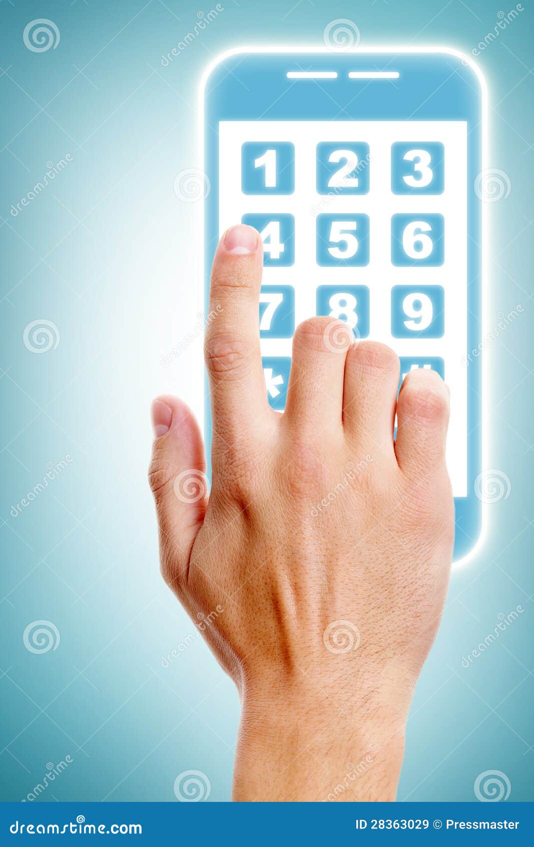 Dialing number stock image. Image of mobile, creative - 28363029