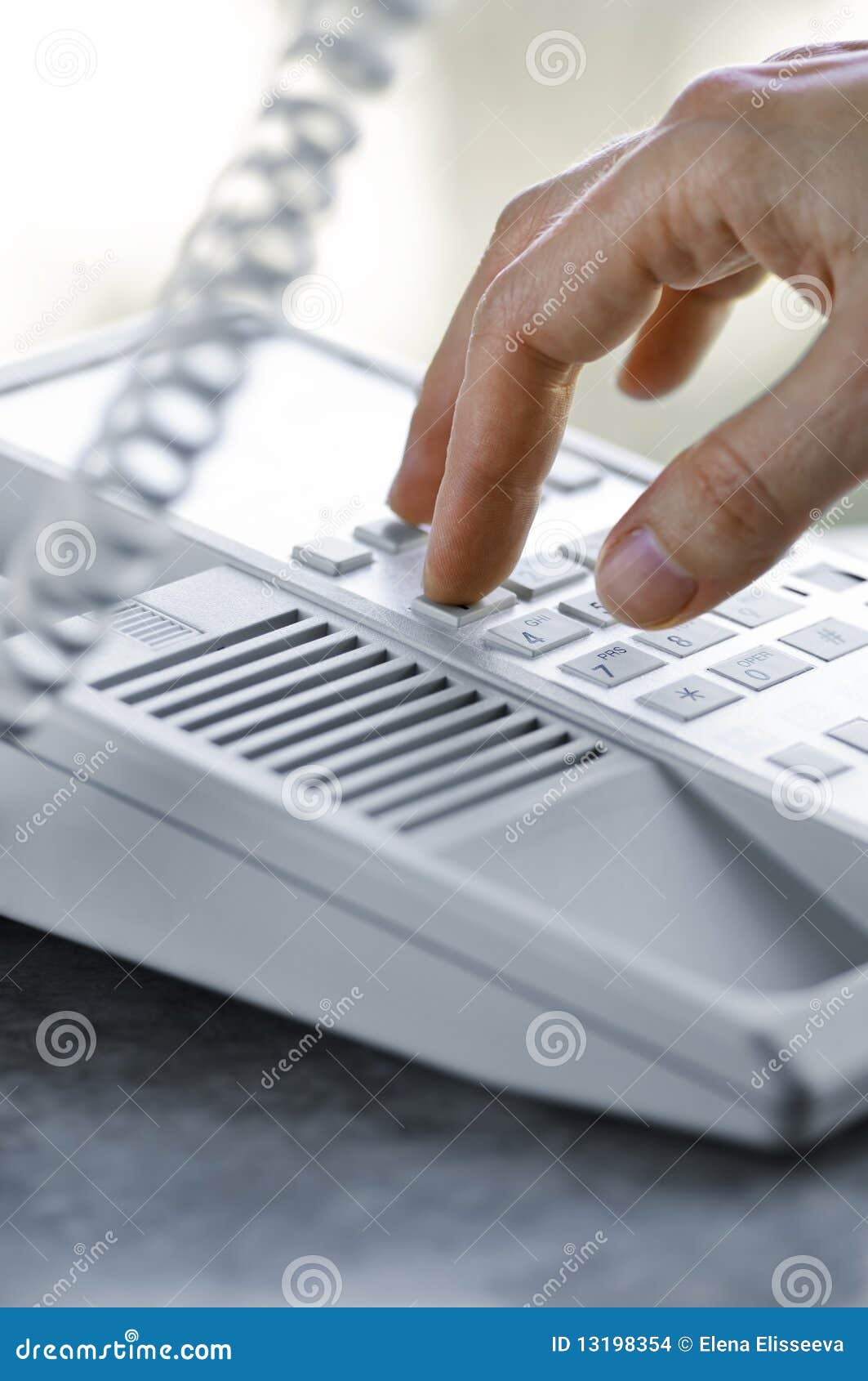 Dialing telephone stock photo. Image of hands, calling - 13198354