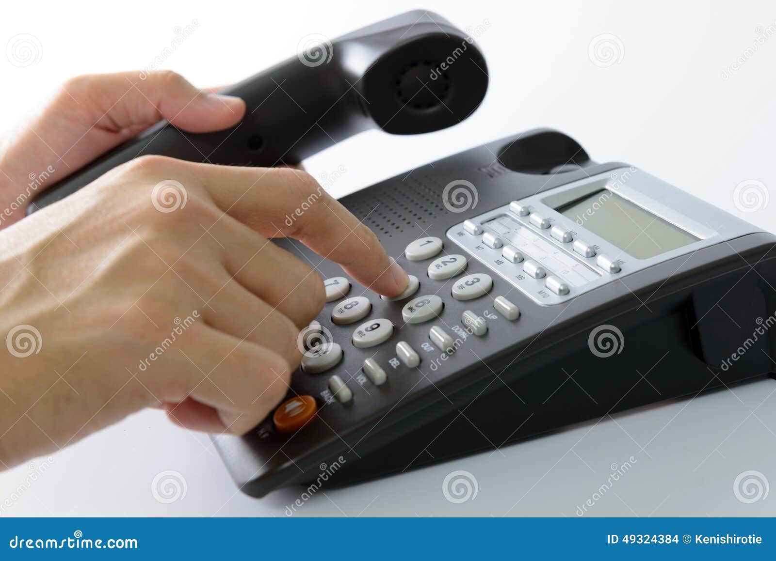 Dialing telephone stock photo. Image of concept, button - 49324384