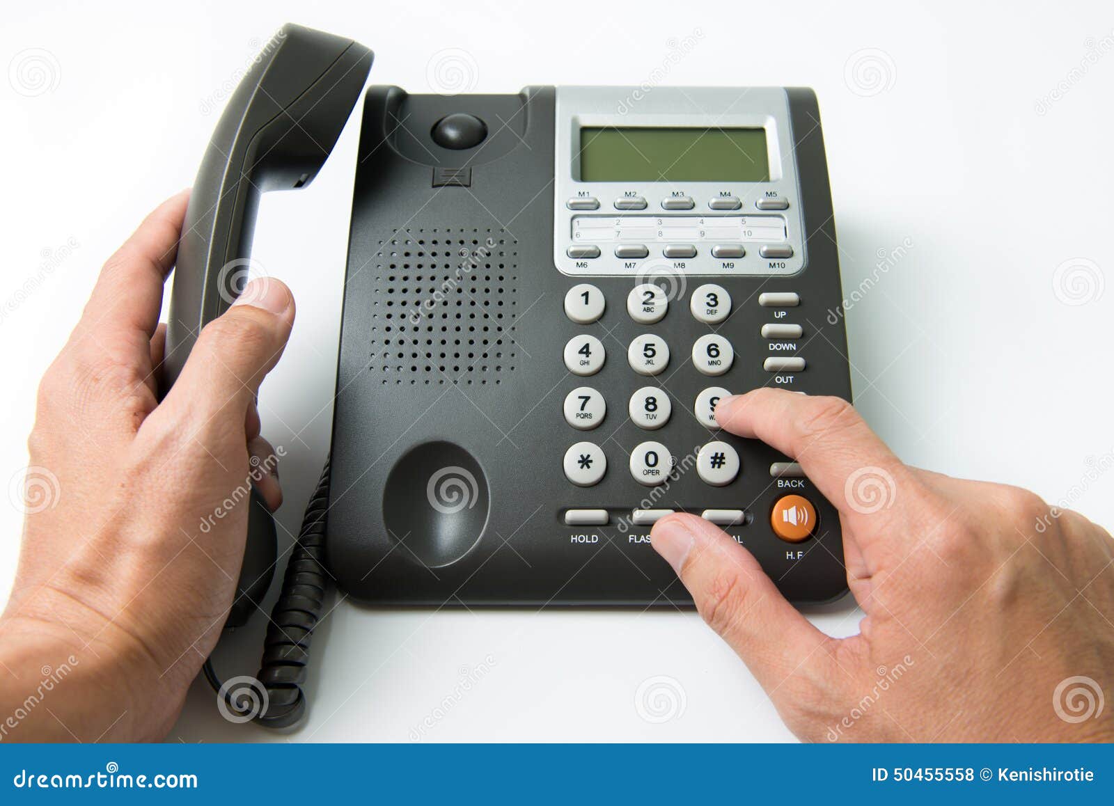 Dialing telephone stock photo. Image of finger, connect - 50455558