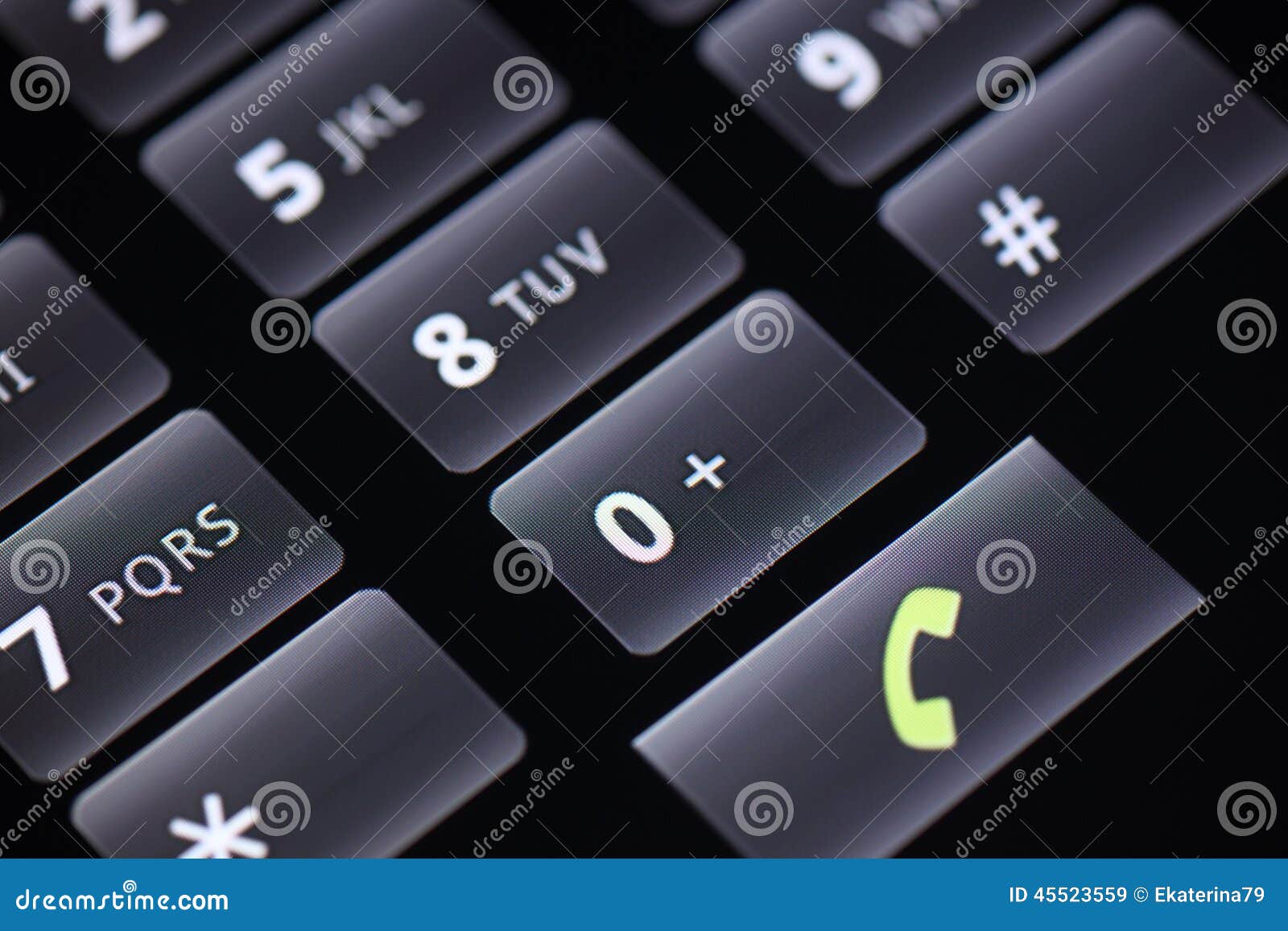 Dialing on Touch Screen Smartphone Stock Image - Image of smartphone ...