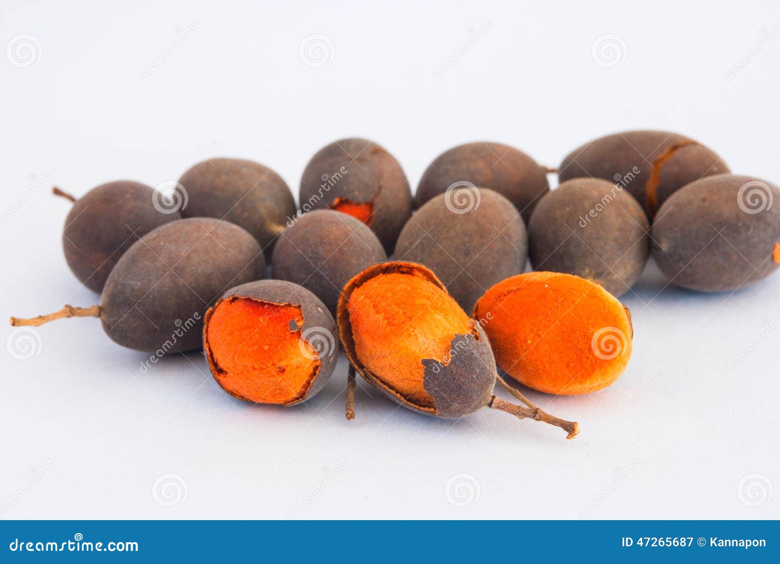 Dialium Cochinchinensis with Background Stock Image - Image of fresh ...