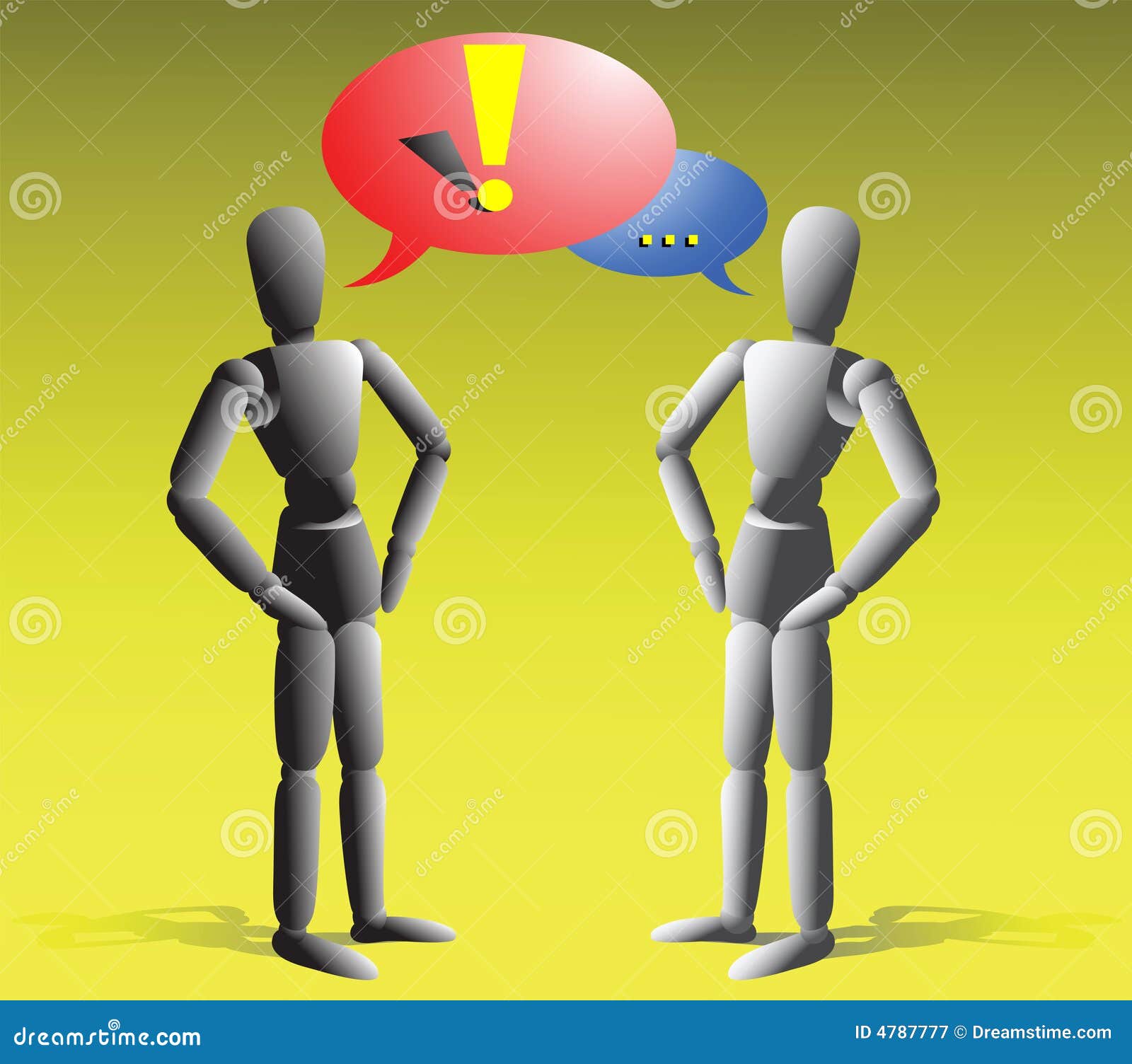 Dialog stock vector. Illustration of opposite, design - 4787777
