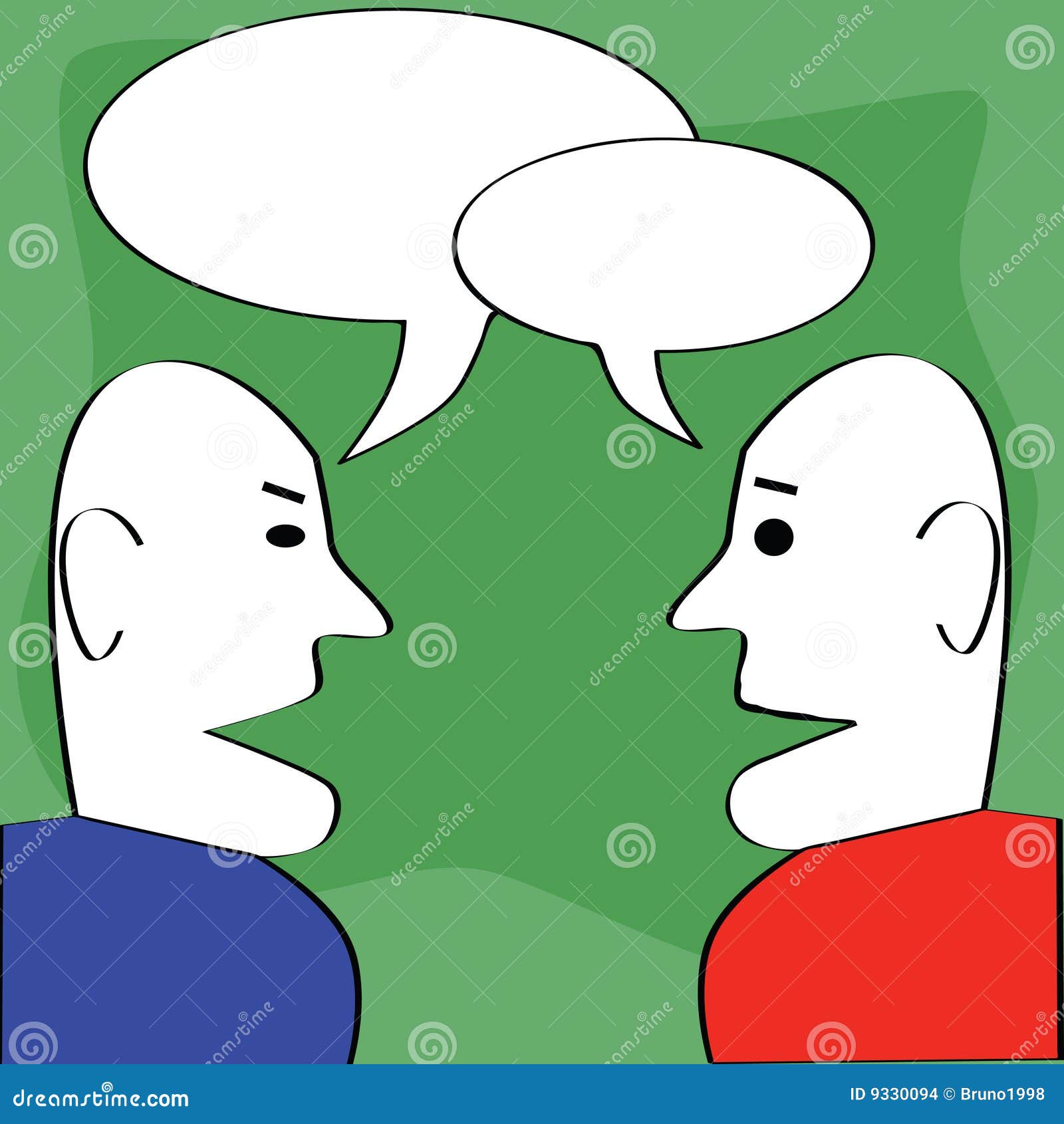 Dialog vektor abbildung. Illustration von abbildung, kunst - 9330094