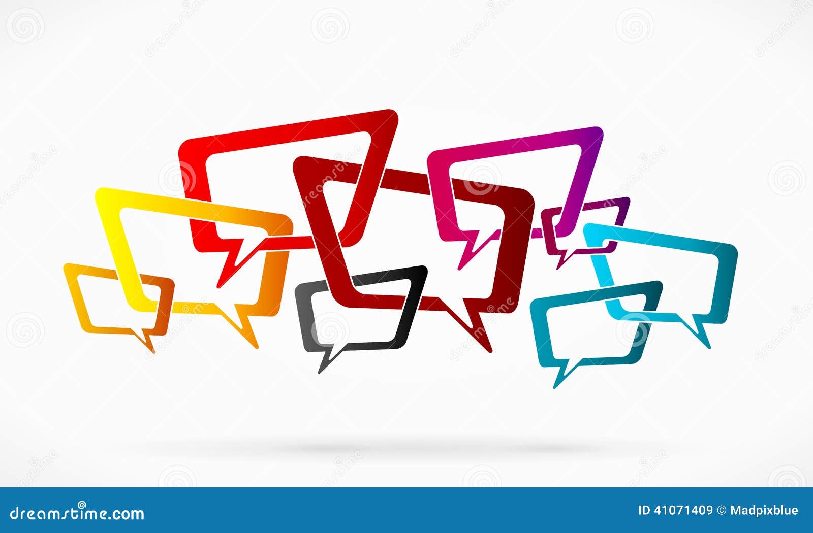 Dialog stock vector. Illustration of vector, business - 41071409