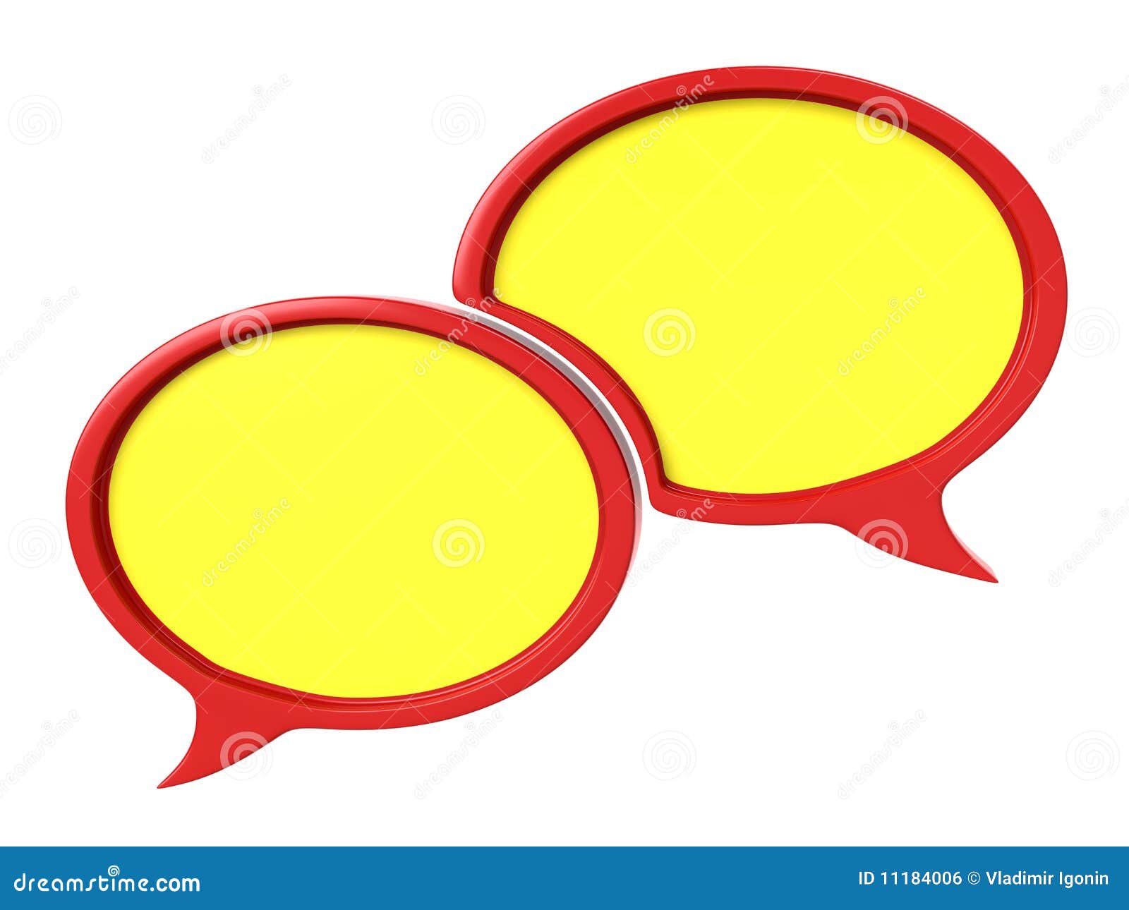 Dialog balloons stock illustration. Illustration of cartoon - 11184006