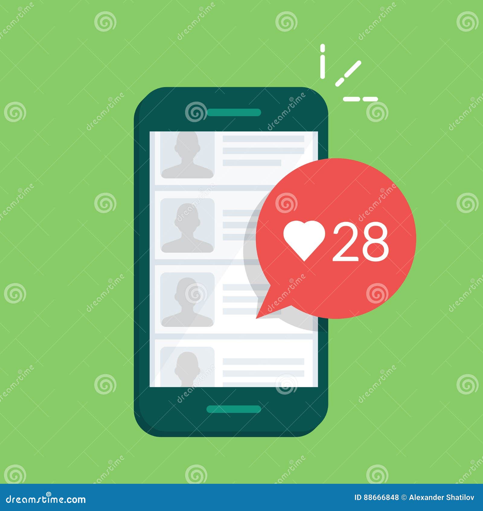 Pop-up Dialog Box On The Mobile Phone With A Suggestion To Put An ...