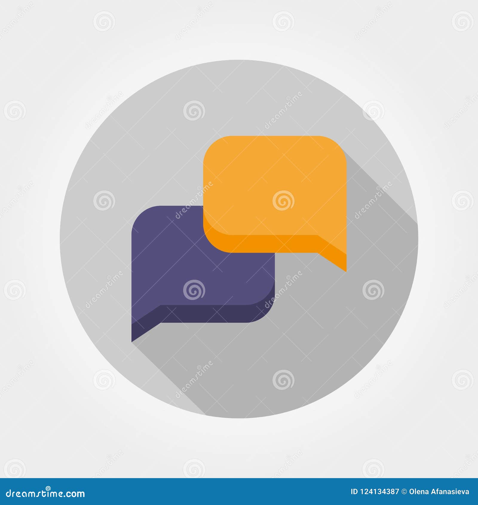 Dialog Boxes. Icon. Vector. Flat. Stock Illustration - Illustration of ...