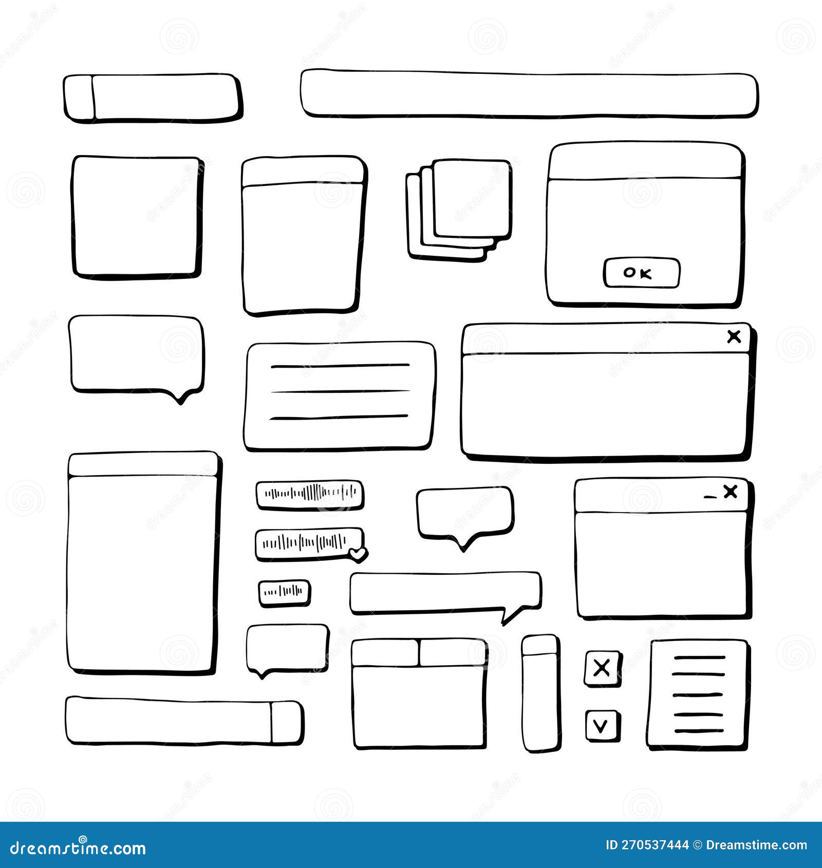 Dialog Boxes Old. Retro Pc Elements, User Interface, Operating System ...