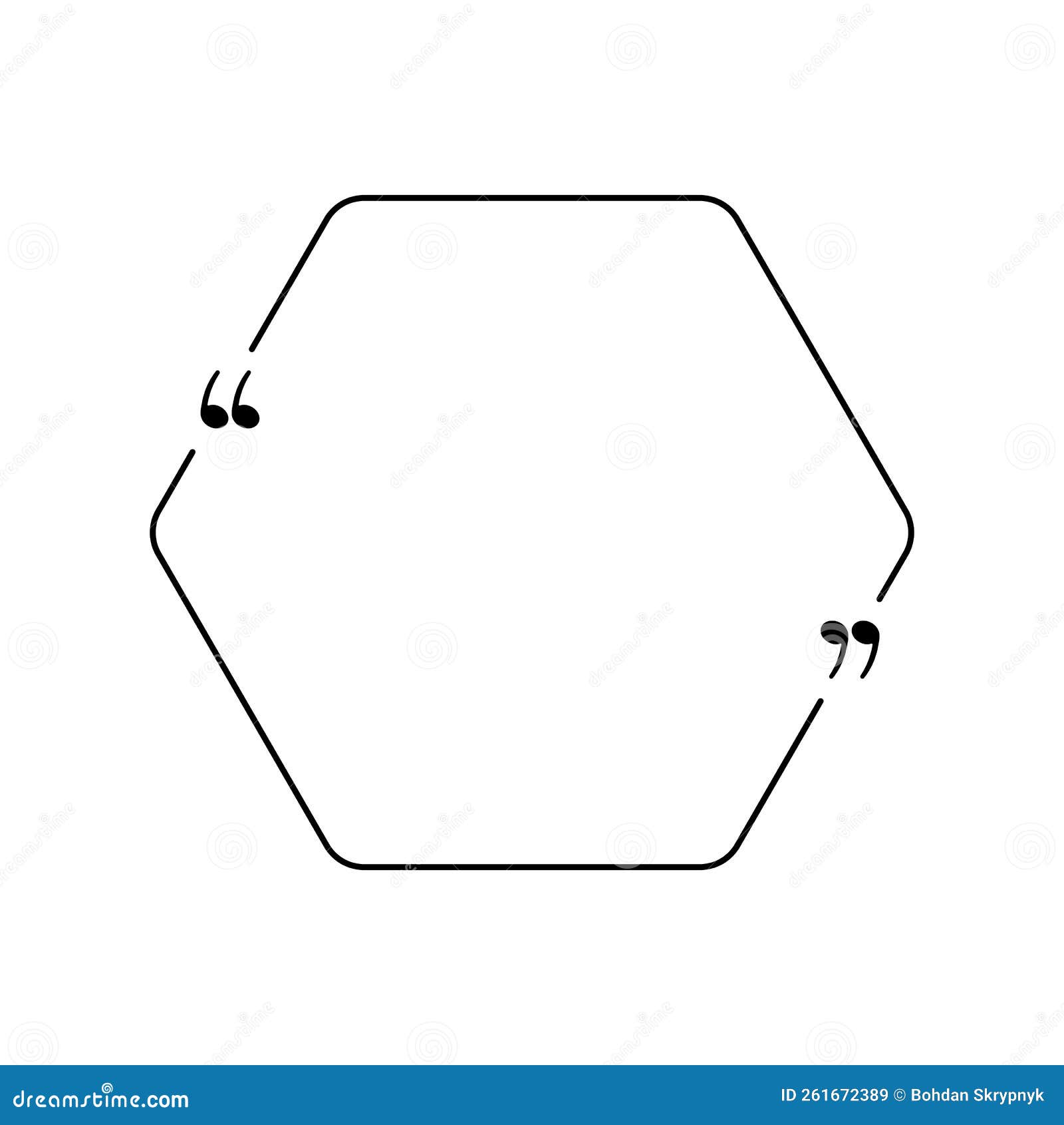 Dialog Frames with Quotation Marks Set Stock Vector - Illustration of ...