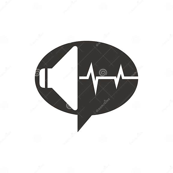 Dialog volume, chat volume stock illustration. Illustration of ...