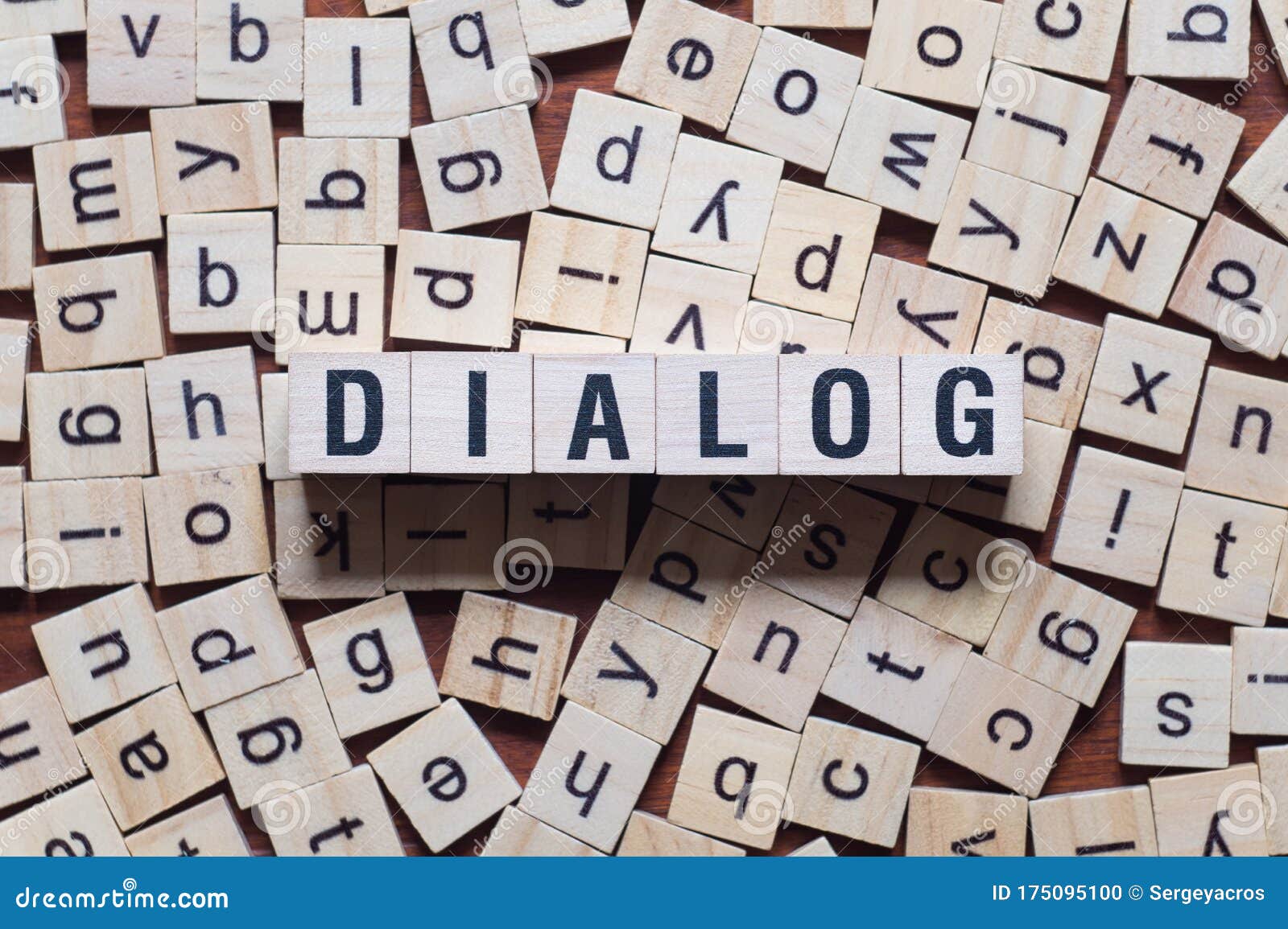 Dialog Word Concept on Cubes Stock Photo - Image of black, hybrid ...