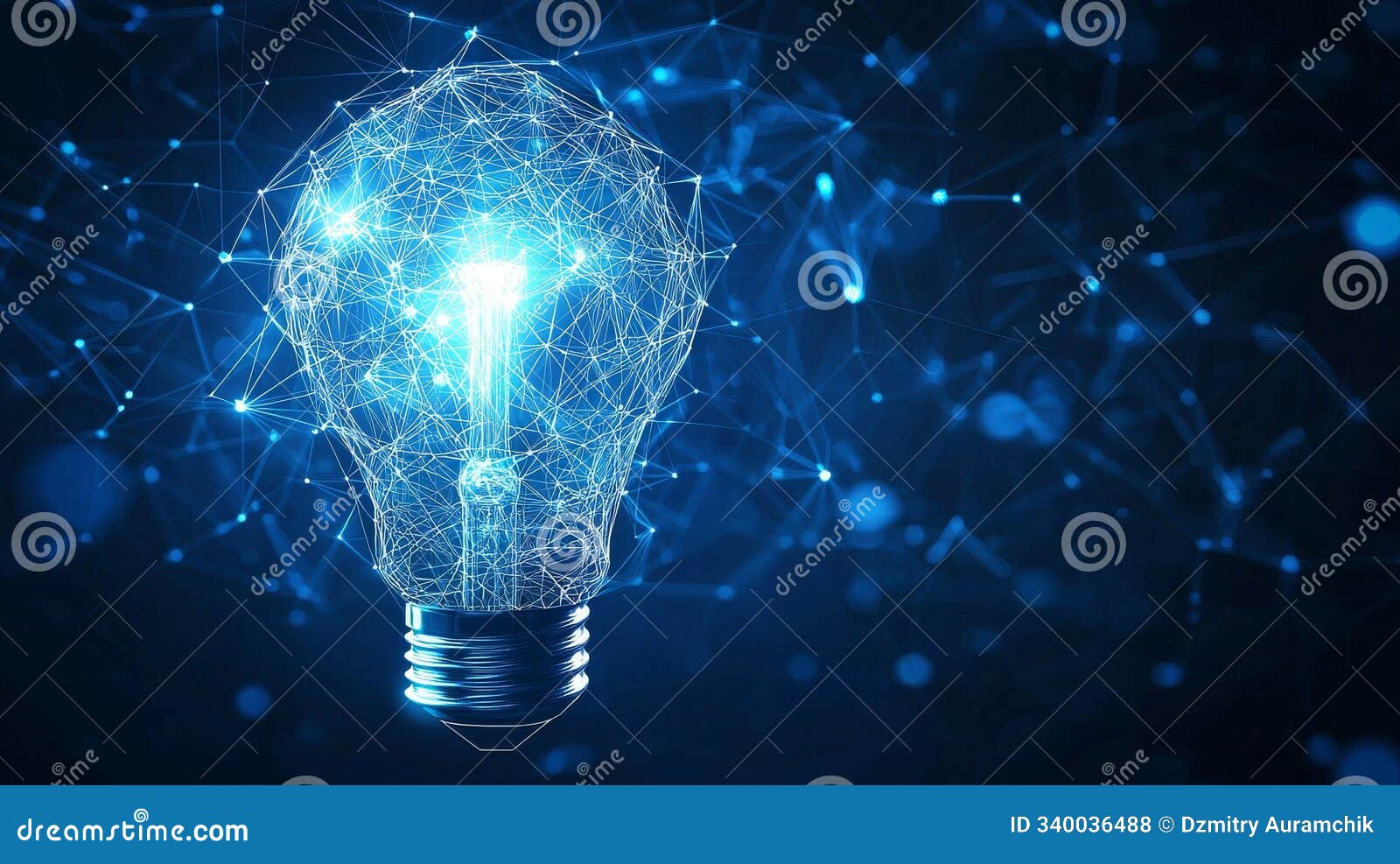 The Dialogue Bubble Inside the Digital Light Bulb Represents ...