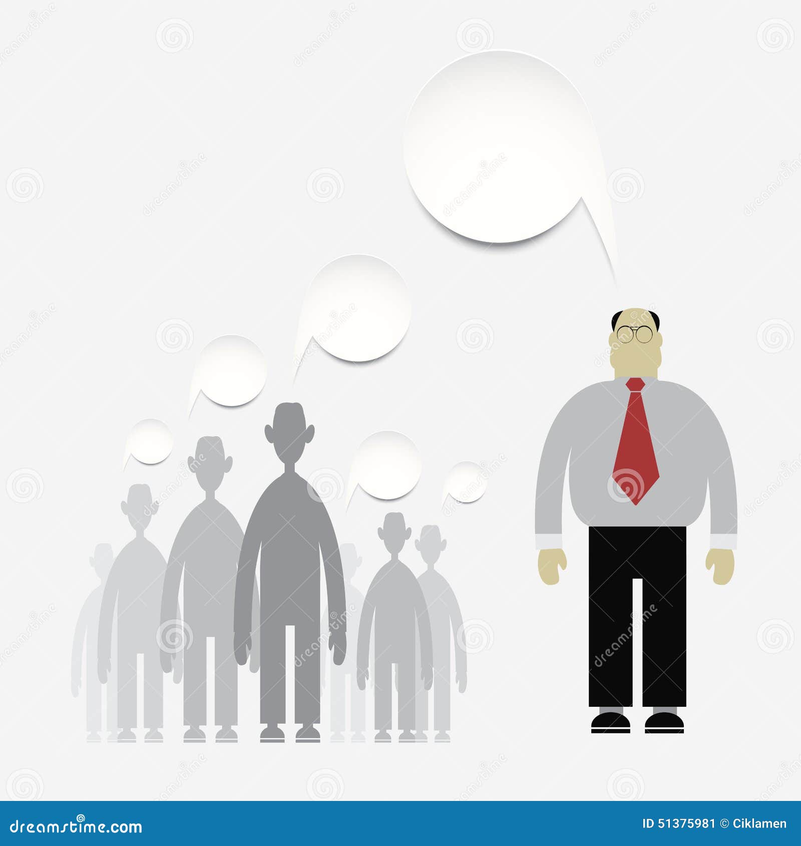 Chief And Subordinates Royalty-Free Stock Photography | CartoonDealer ...