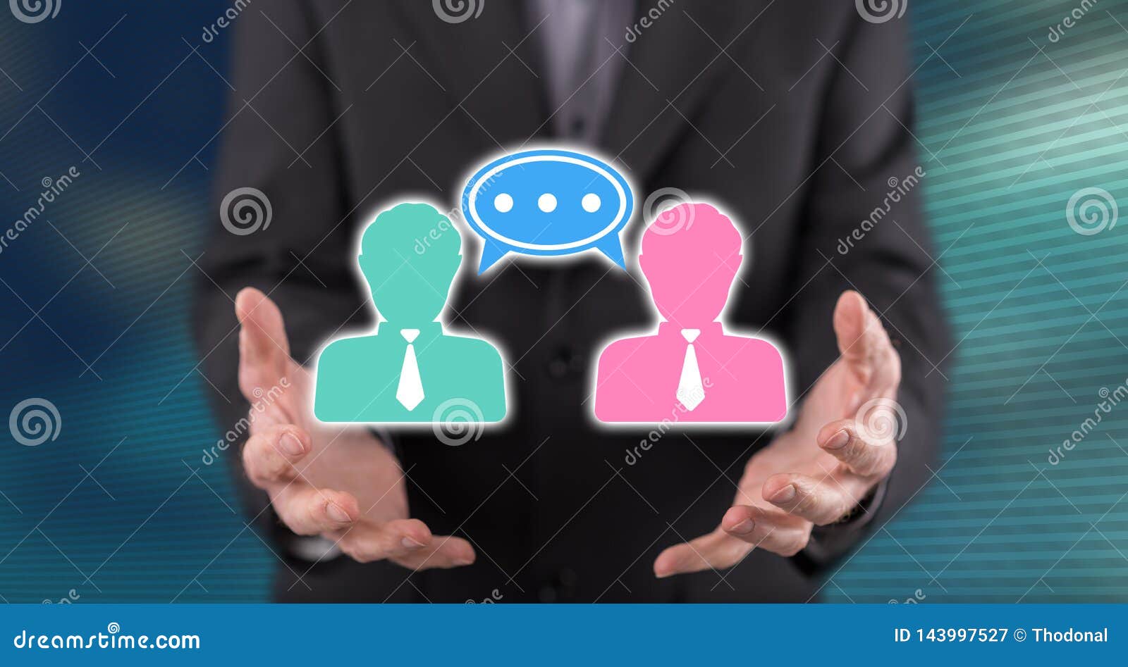 Concept of dialogue stock image. Image of conversation - 143997527