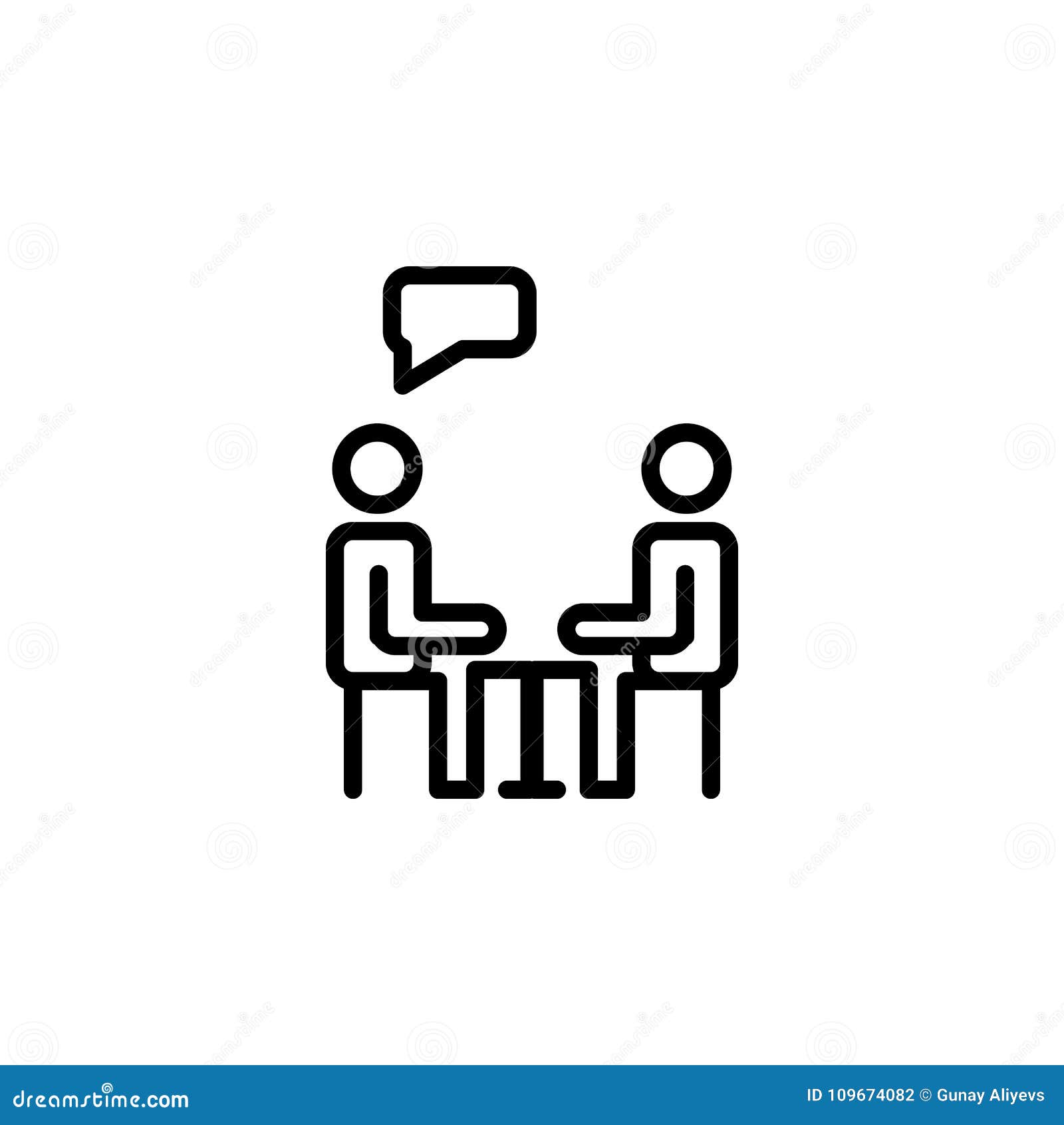 Dialogue human icon stock illustration. Illustration of chat - 109674082