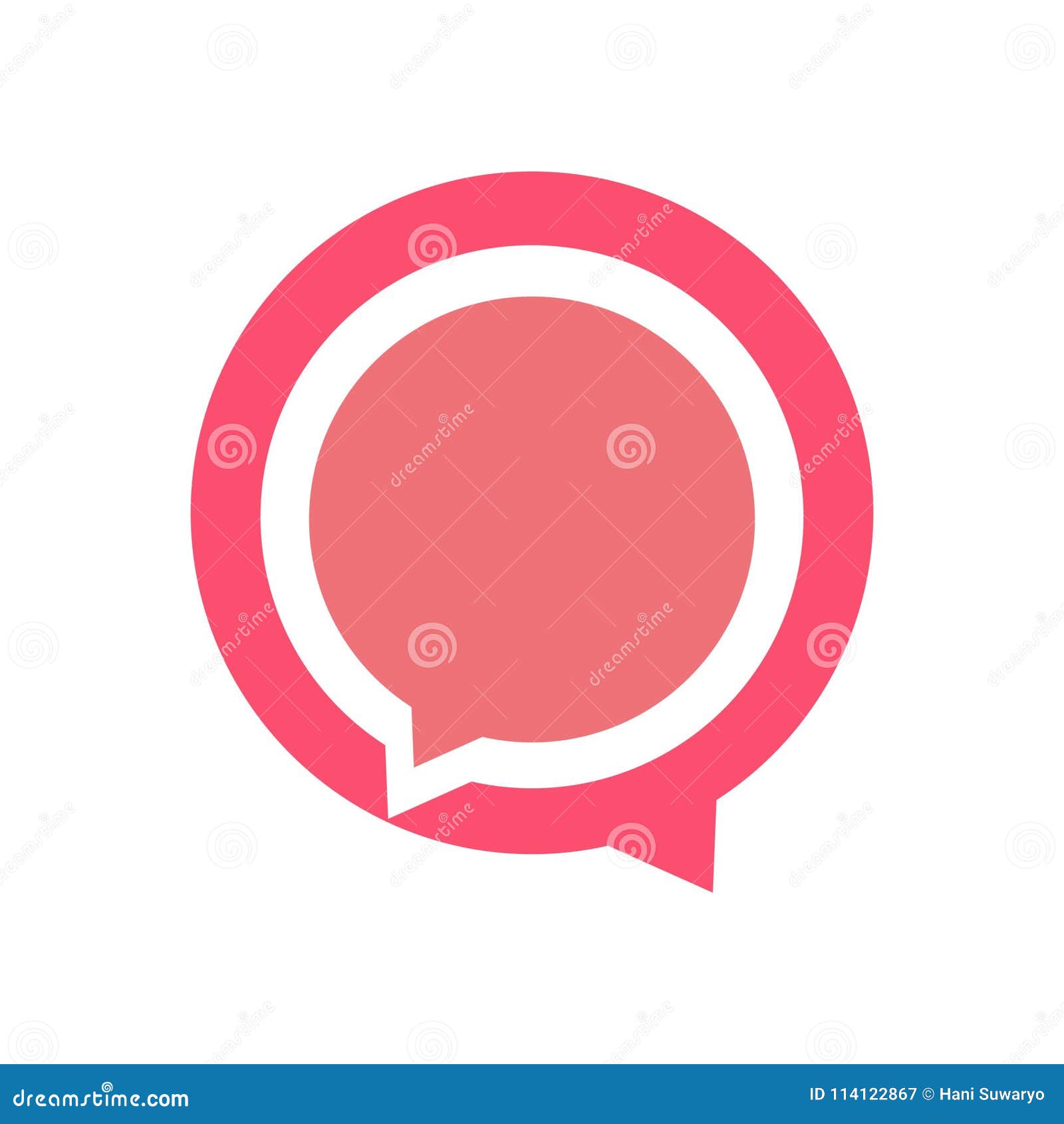 Dialogue Icon. Chat Vector Logo Concept Illustration in Flat Style ...