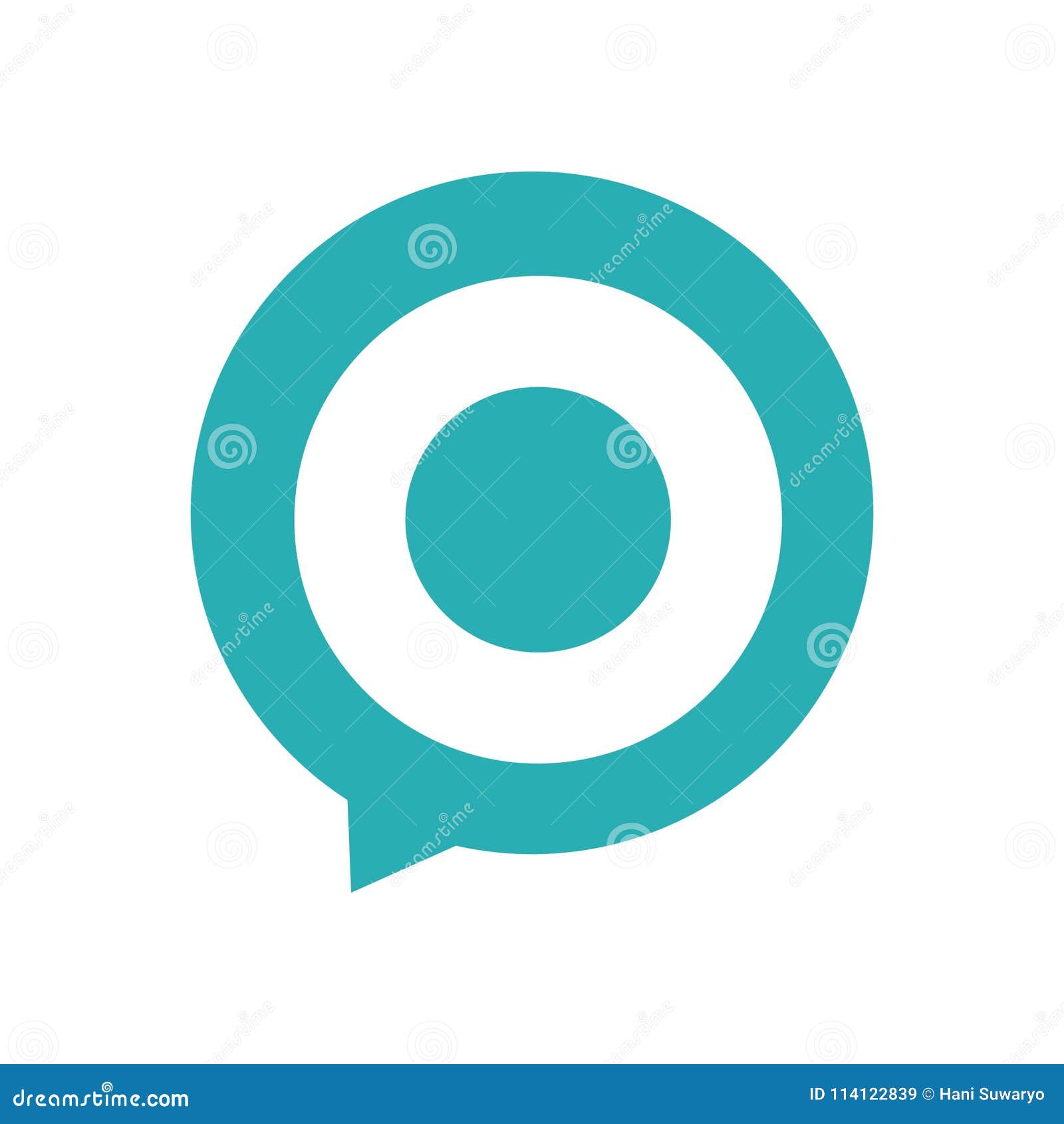 Dialogue Icon. Chat Vector Logo Concept Illustration in Flat Style ...