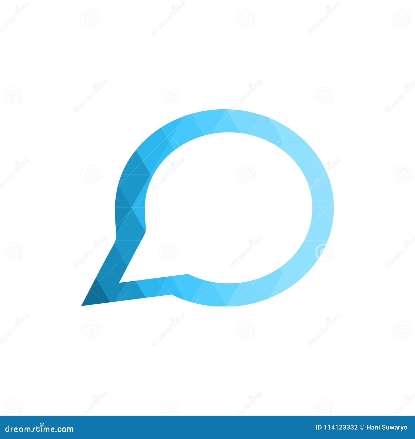 Dialogue Icon. Chat Vector Logo Concept Illustration in Flat Style ...