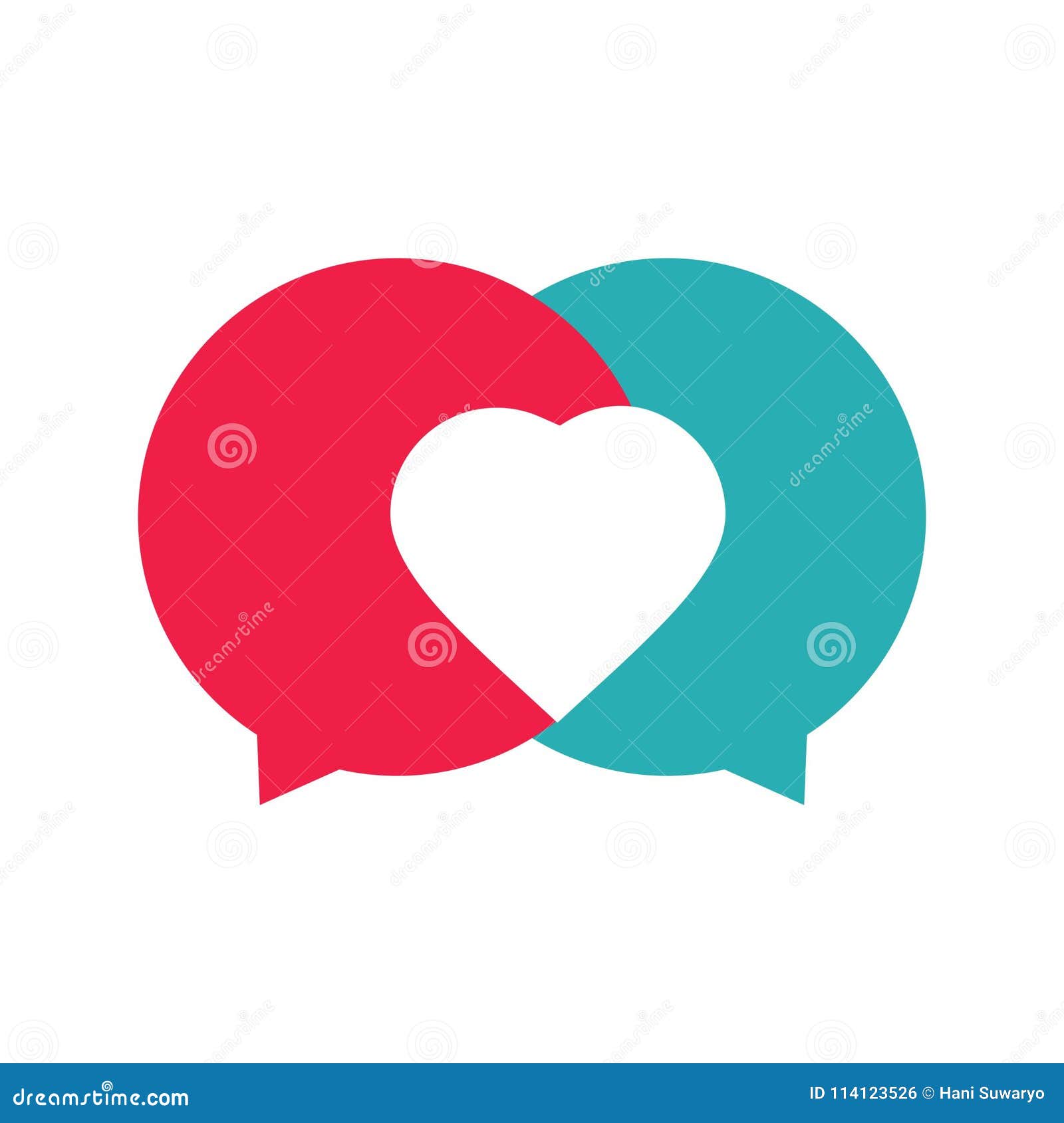 Dialogue Icon. Chat Vector Logo Concept Illustration in Flat Style ...