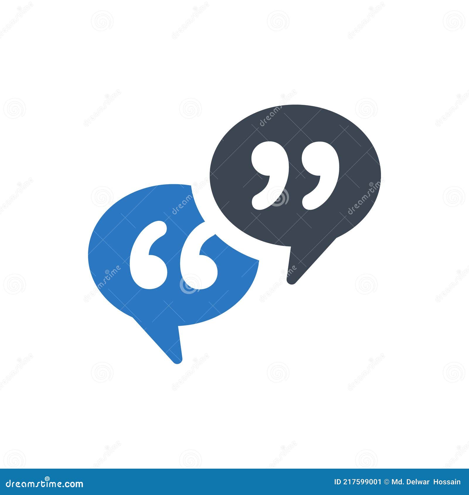 Dialogue Icon. Dialog Speech Bubble Chat Box Comment Forum Message ...