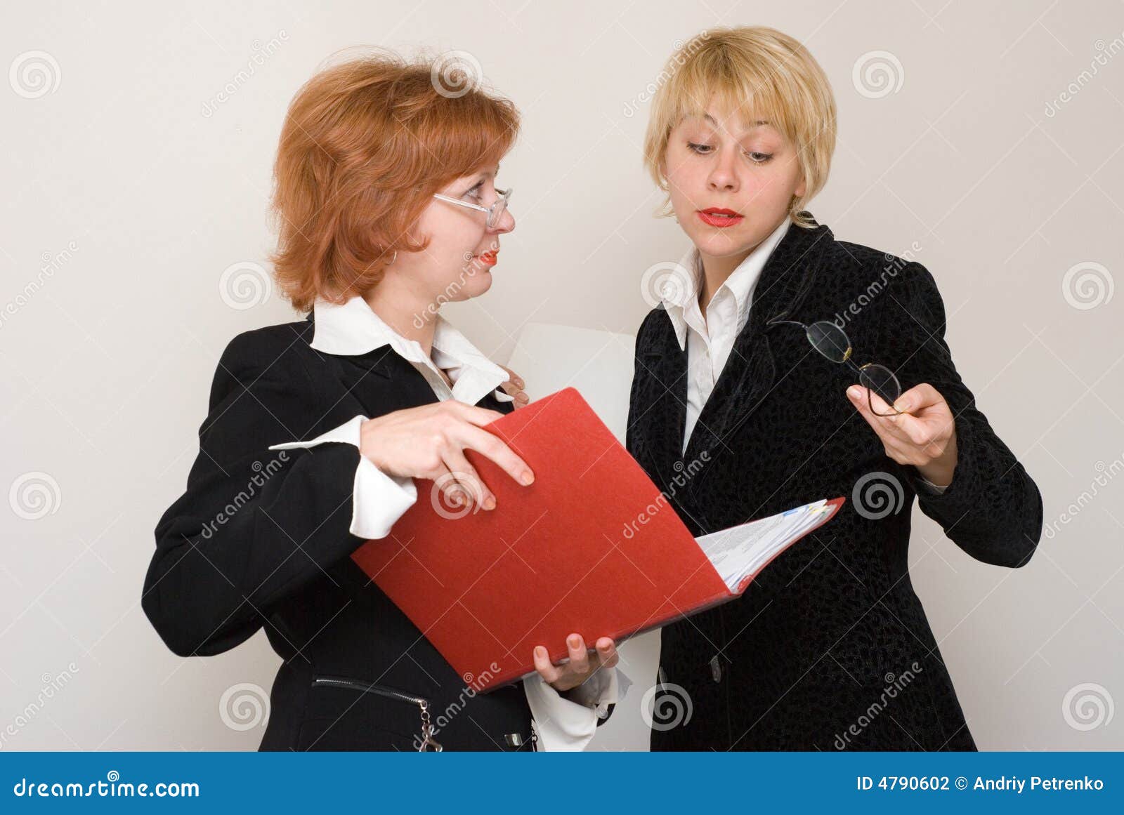 Dialogue of Two Business Women. Stock Photo - Image of professional ...