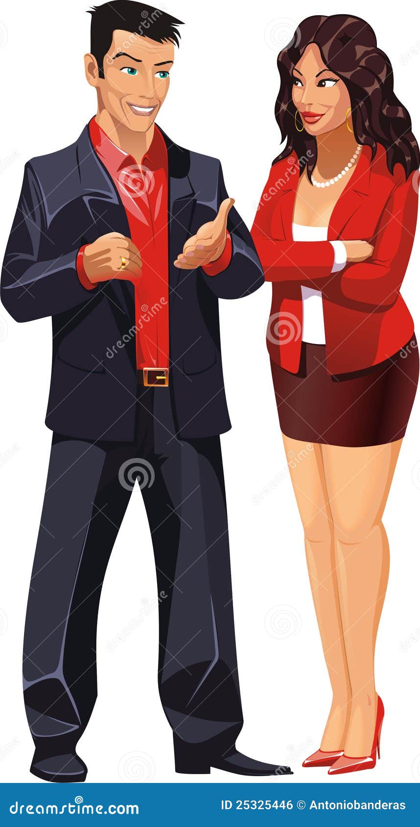 The Dialogue Between Two People Royalty Free Stock Image - Image: 25325446