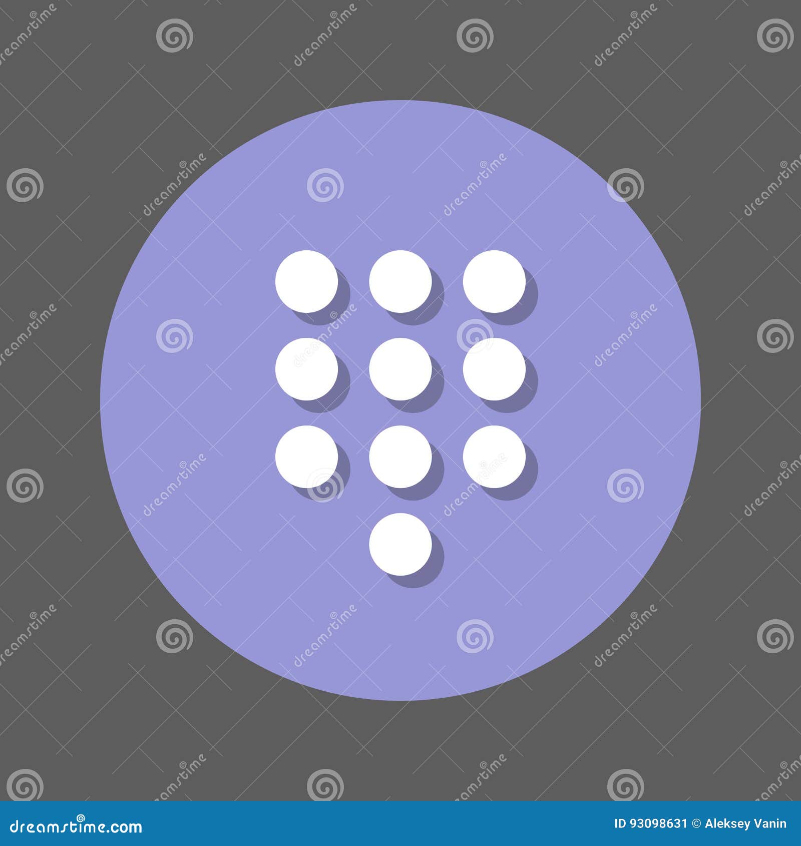 Dialpad, Numeric Keypad Flat Icon. Round Colorful Button, Circular ... Dialpad, Numeric Keypad Flat Icon. Round Colorful Button, Circular ...
