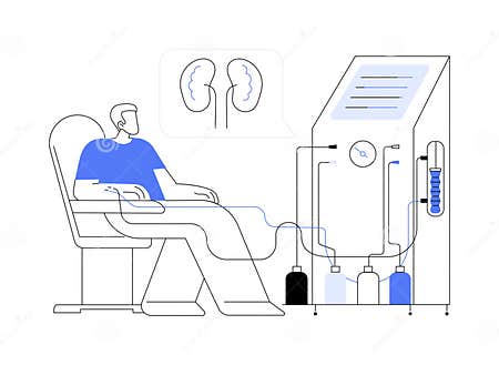 Dialysis Machine Abstract Concept Vector Illustration. Stock Vector ...