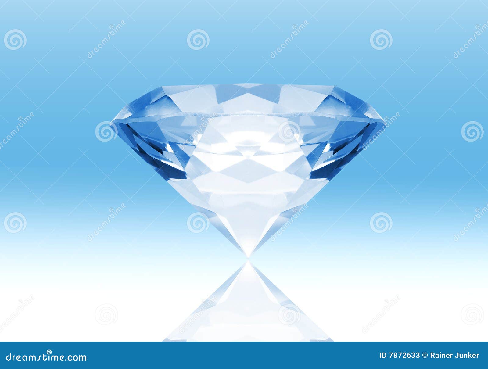 Diamant image stock. Image du support, diamant, reflété - 7872633