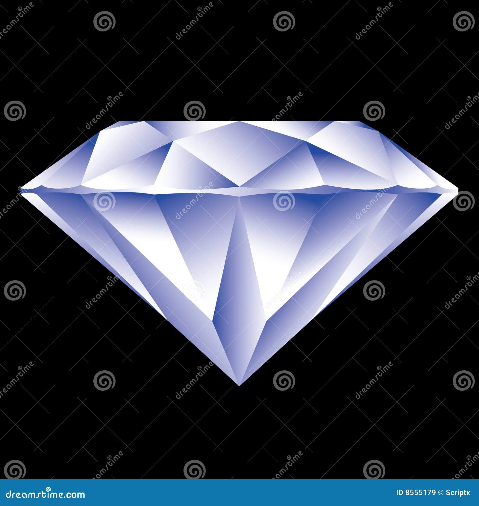 Diamant vector illustratie. Illustration of ring, gemmen - 8555179