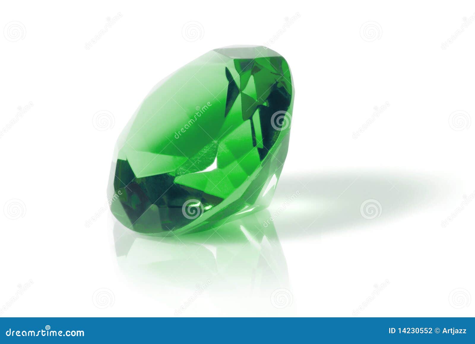 Diamant vert photo stock. Image du fête, objet, luxe - 14230552