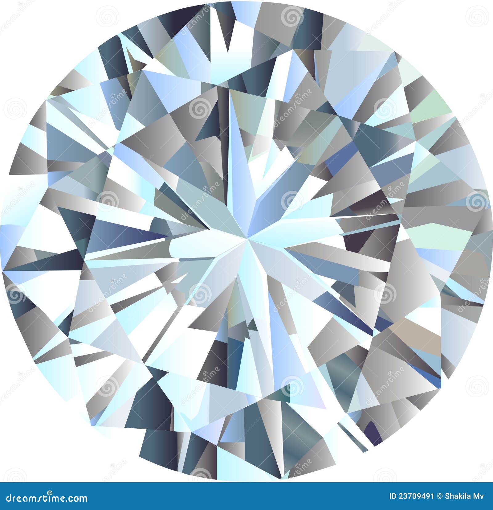 Diamante ilustración del vector. Ilustración de blanco - 23709491