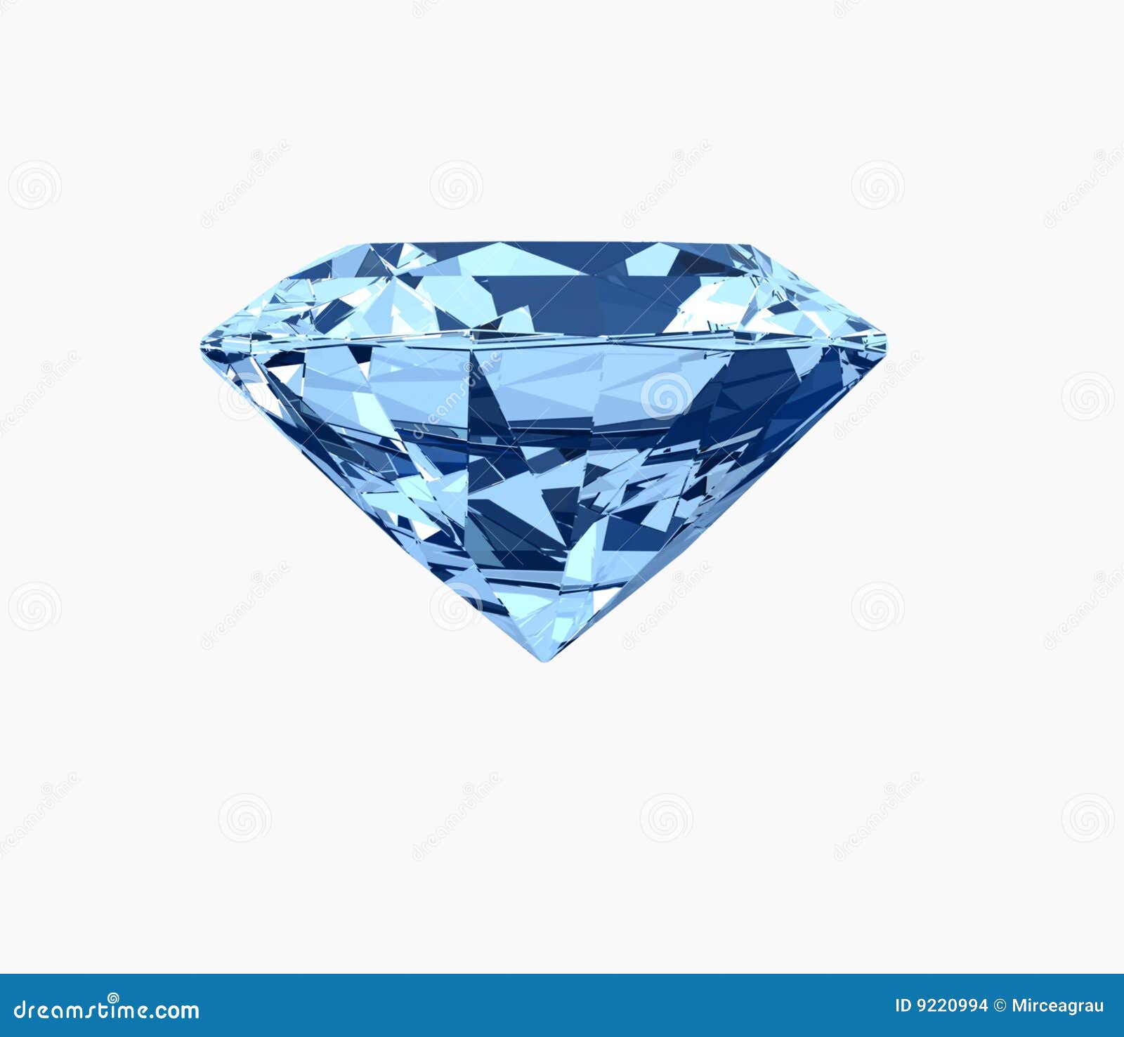 Diamante azul foto de archivo. Imagen de aislado, celebre - 9220994