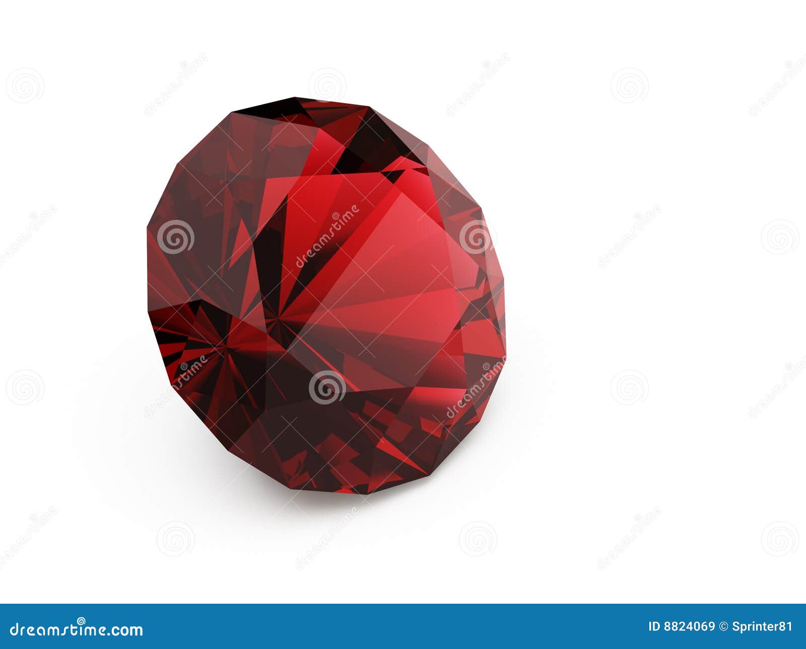 Diamante (rubi) ilustração stock. Ilustração de presente - 8824069