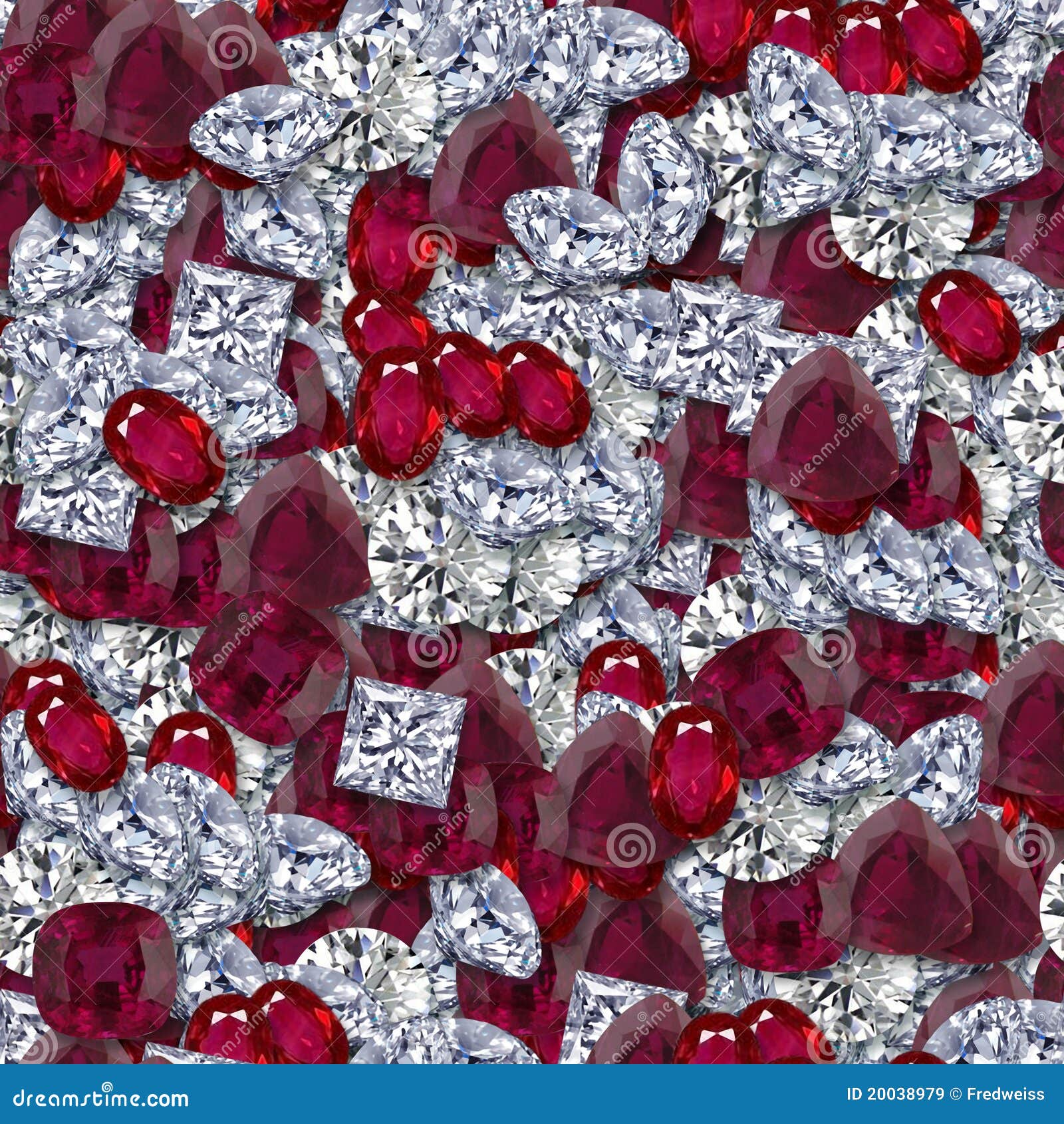 Diamanten en Robijnen stock afbeelding. Image of rijk - 20038979