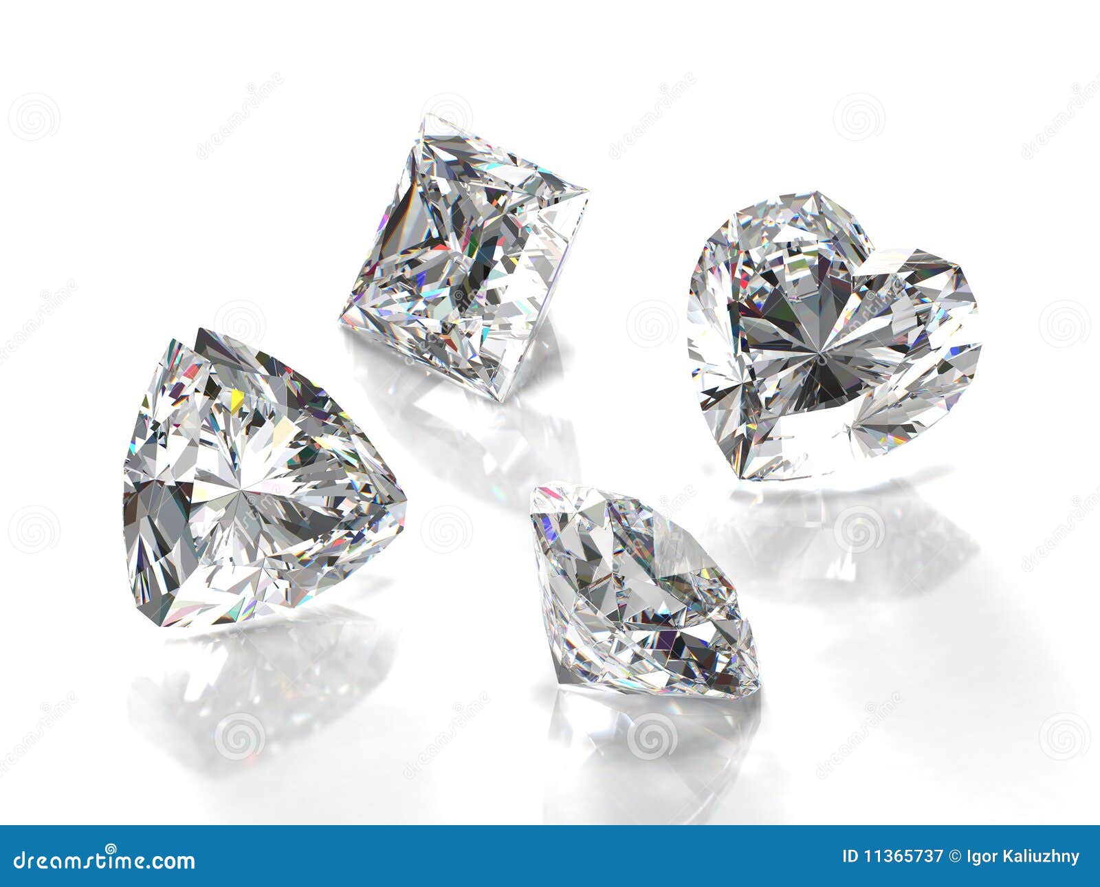 Diamants image stock. Image du couleur, illuminé, luxe - 11365737