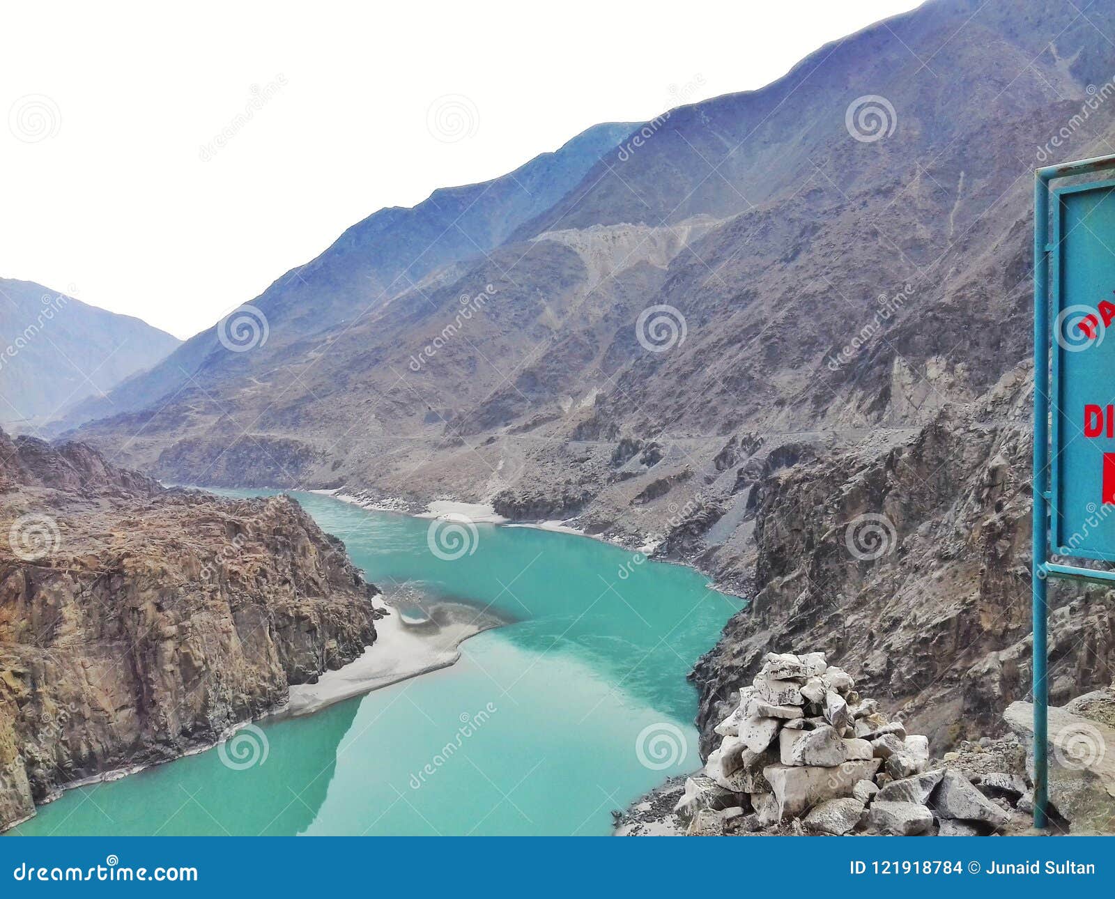 Diamer Basha Dam Site stock photo. Image of water, supreme - 121918784