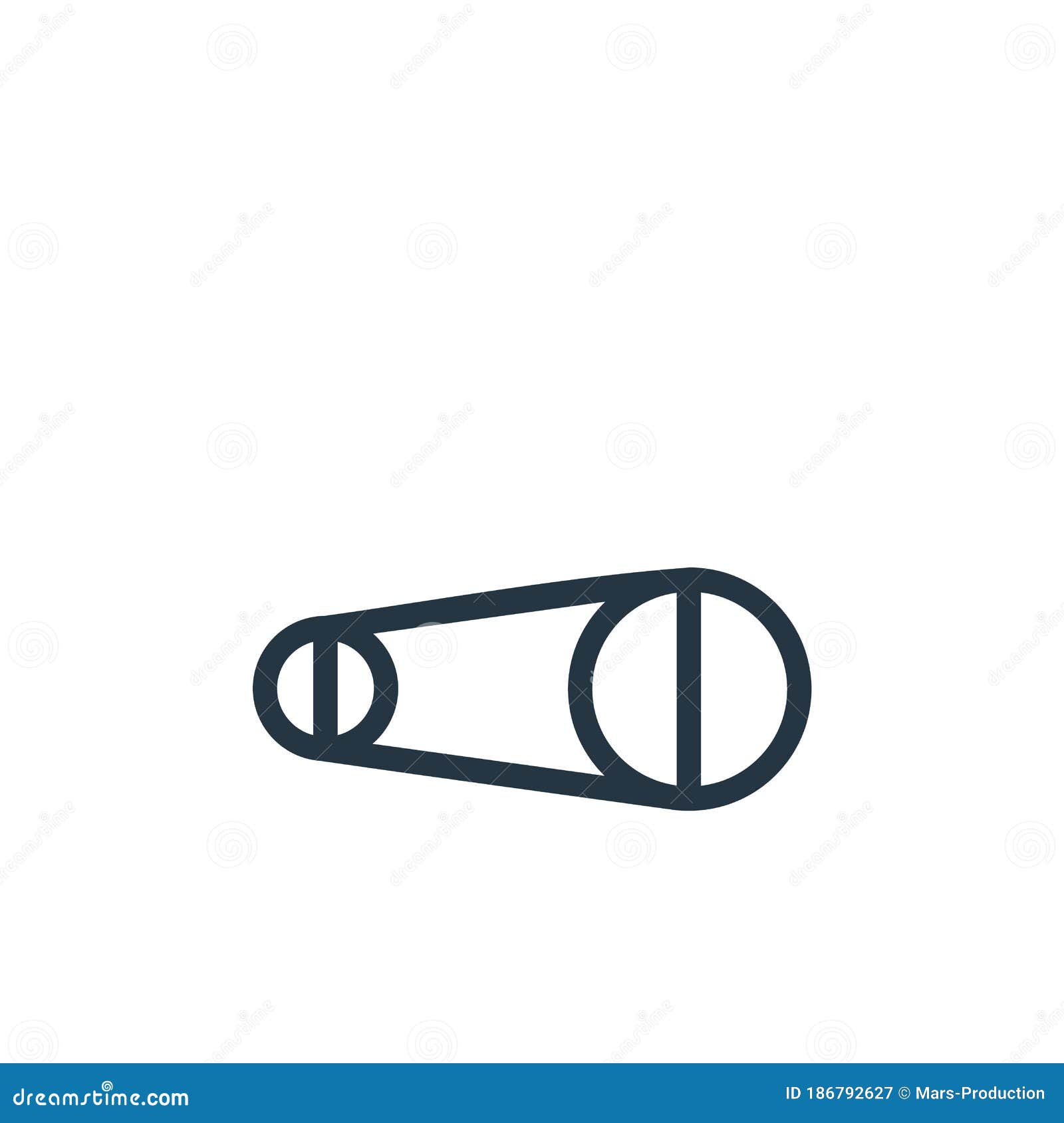 Diameter Vector Icon. Diameter Editable Stroke. Diameter Linear Symbol ...