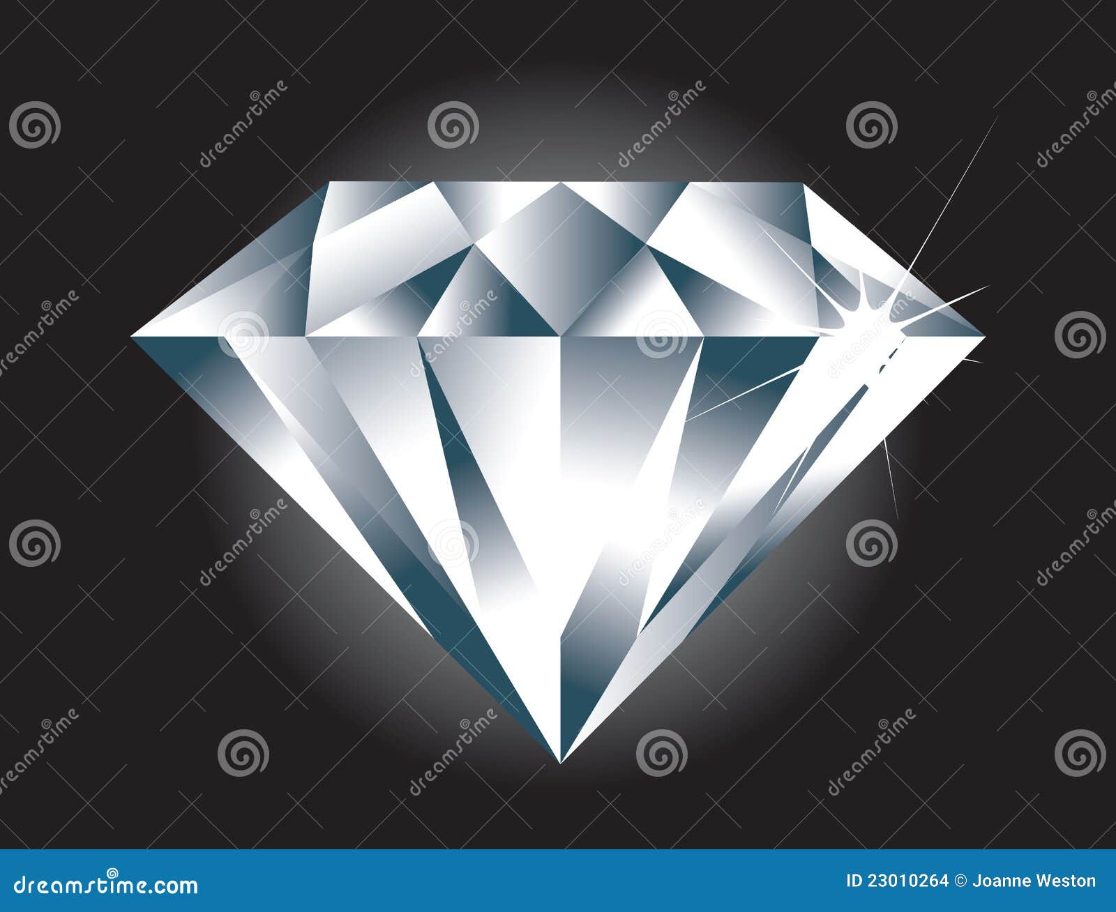 Diamond stock illustration. Illustration of engagement - 23010264