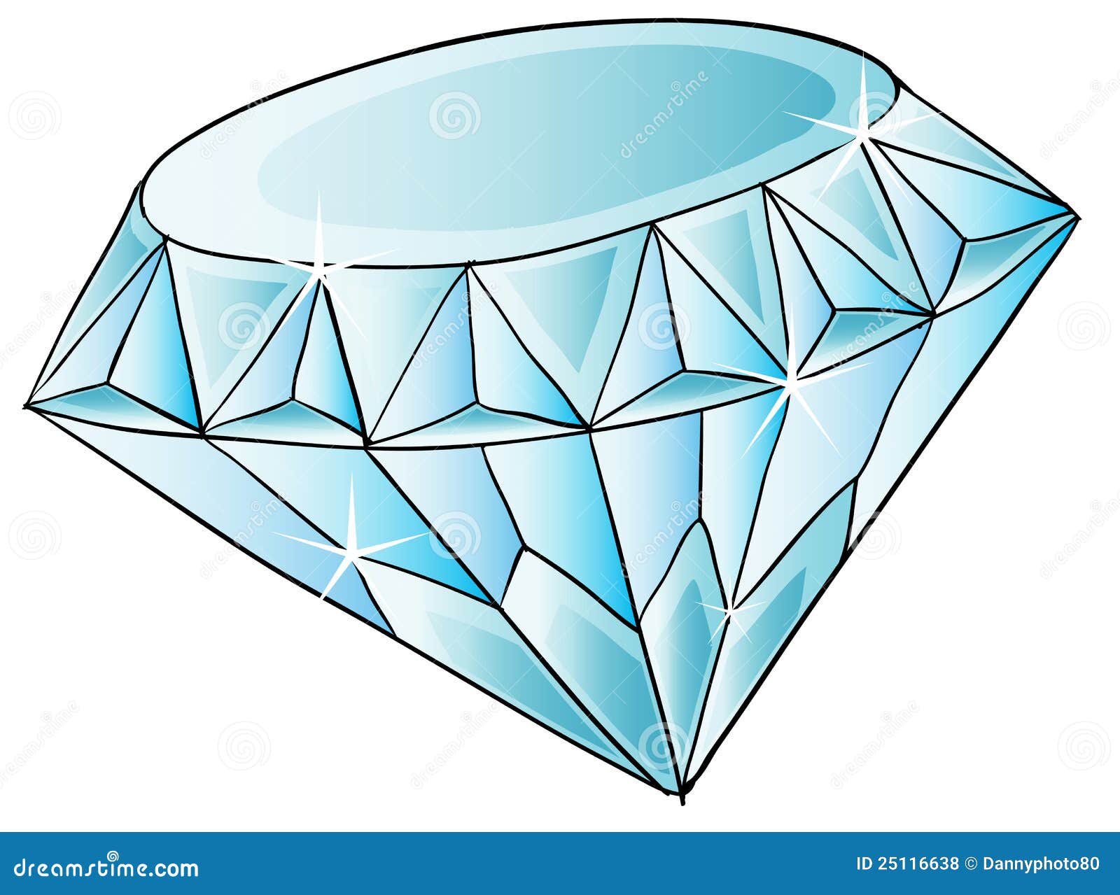 Diamond stock illustration. Illustration of sketch, crowns - 25116638