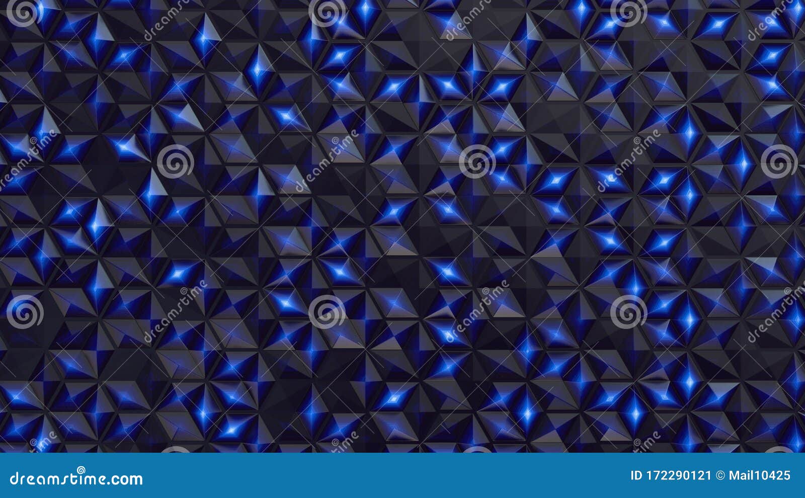 Diamond Abstract Blue Light 3d Tech Background Stock Illustration ...