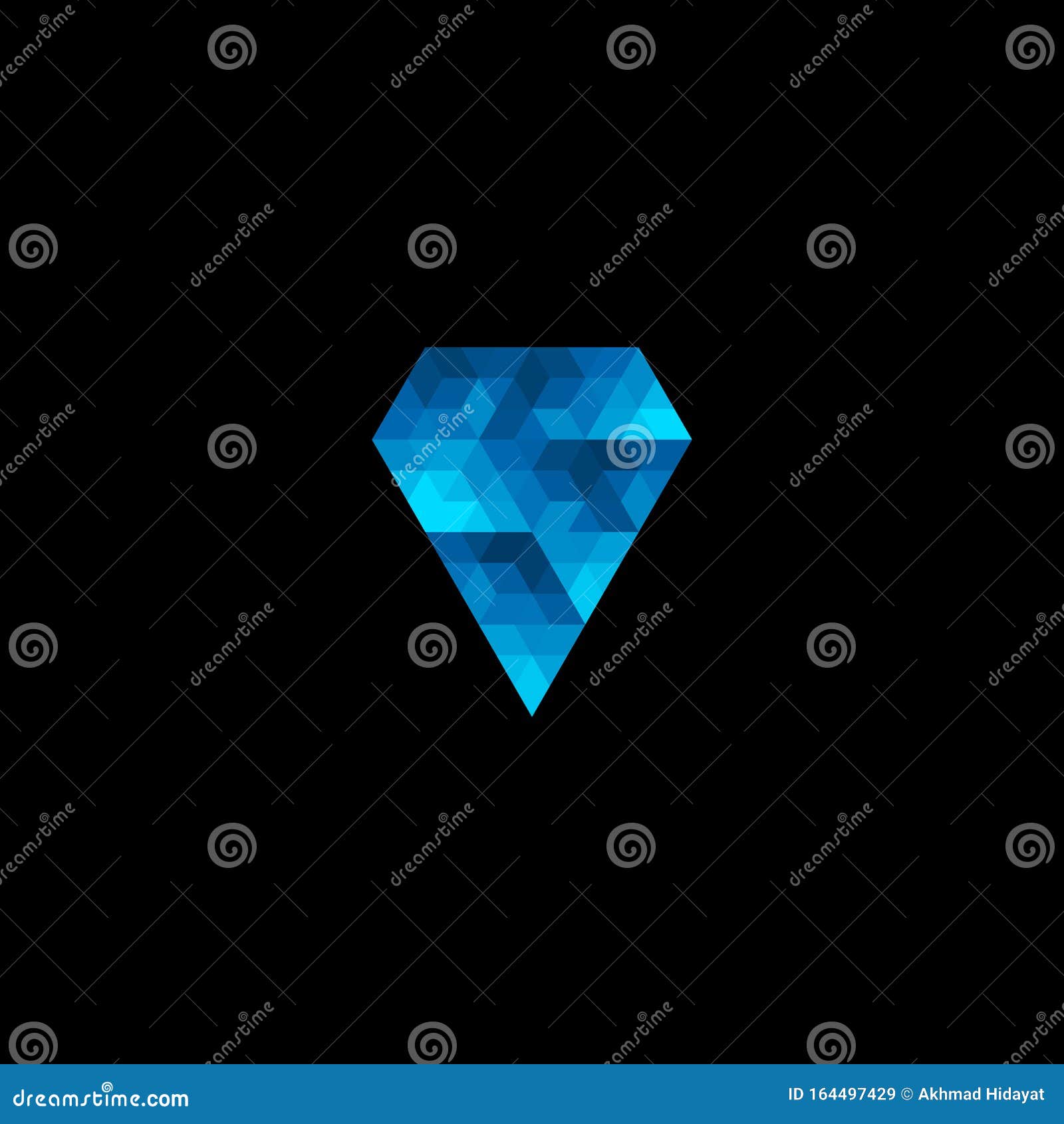 The Diamond Abstract Logo Design Stock Vector - Illustration of ...
