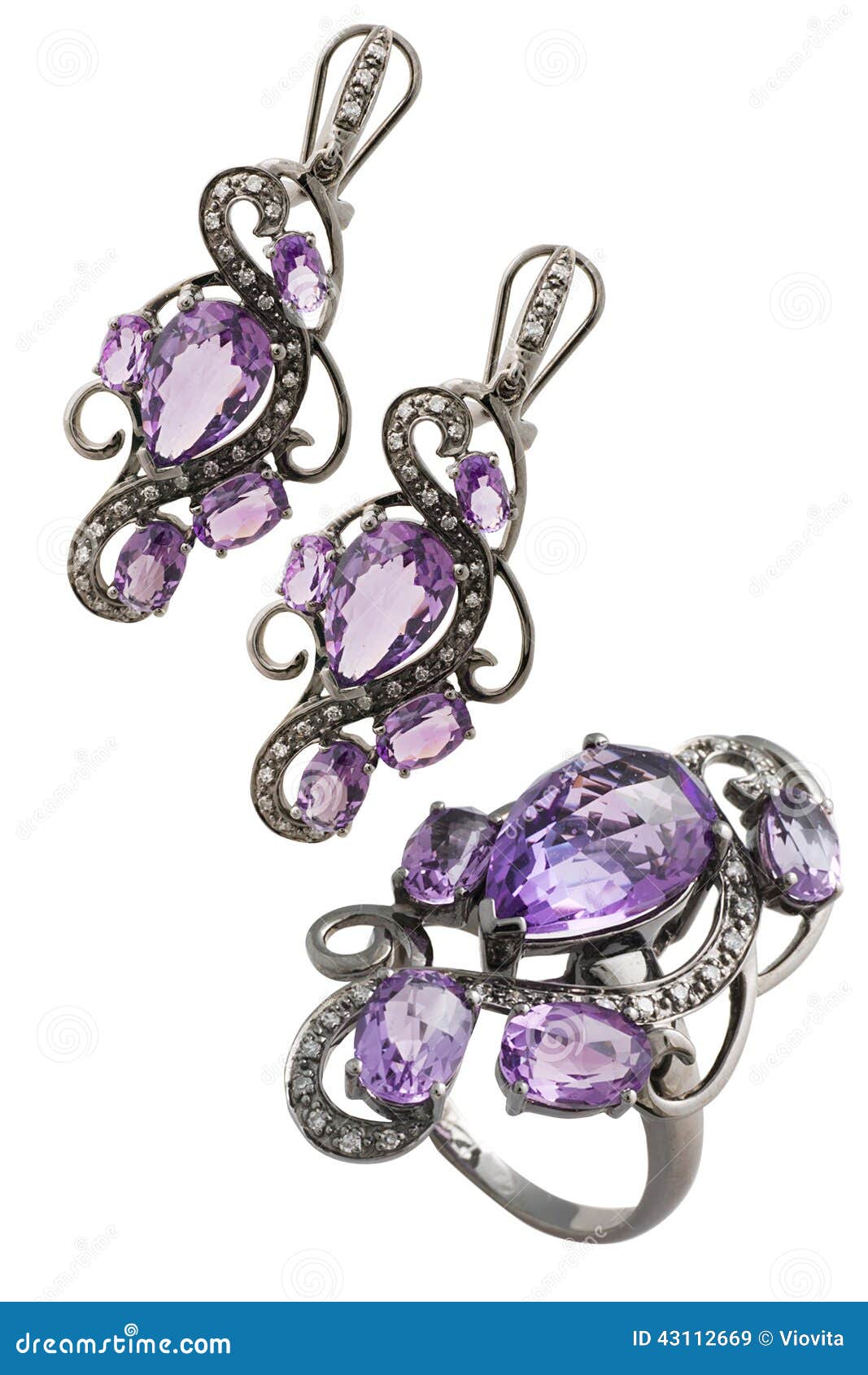 Diamond accessories set stock image. Image of accessory - 43112669