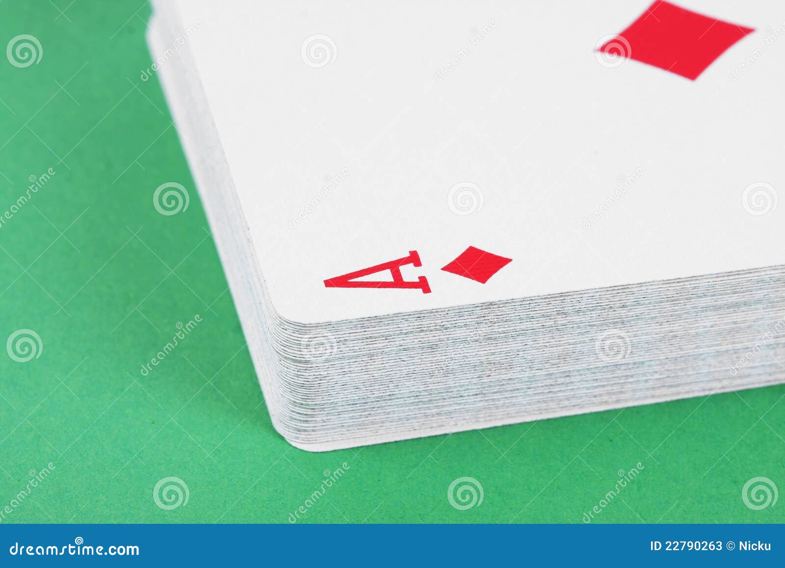 Diamond Ace Playing Cards Detail Stock Image - Image of chips, detailed ...
