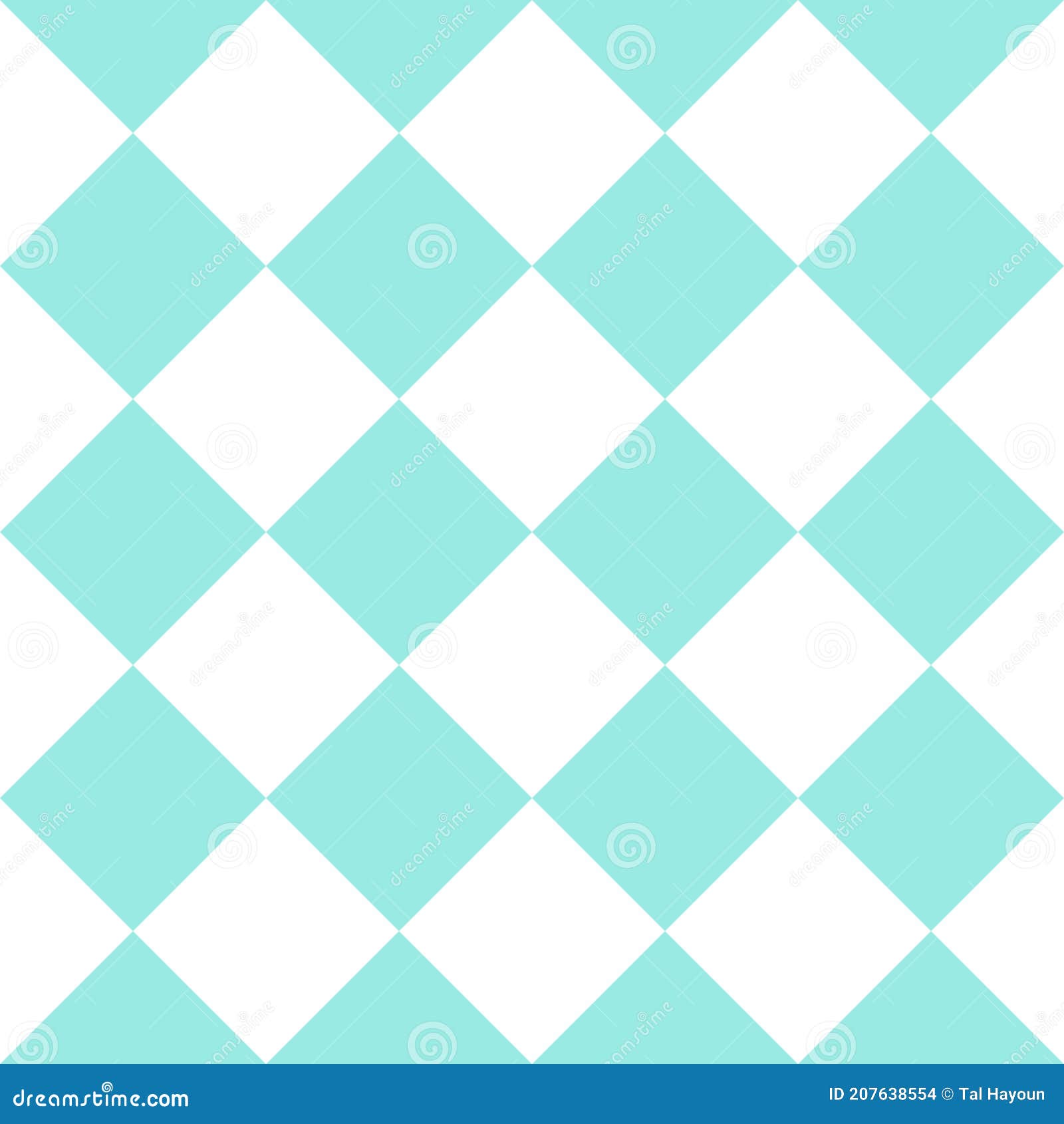 Abstract Diamond Background - Pastel Turquoise Stock Illustration ...