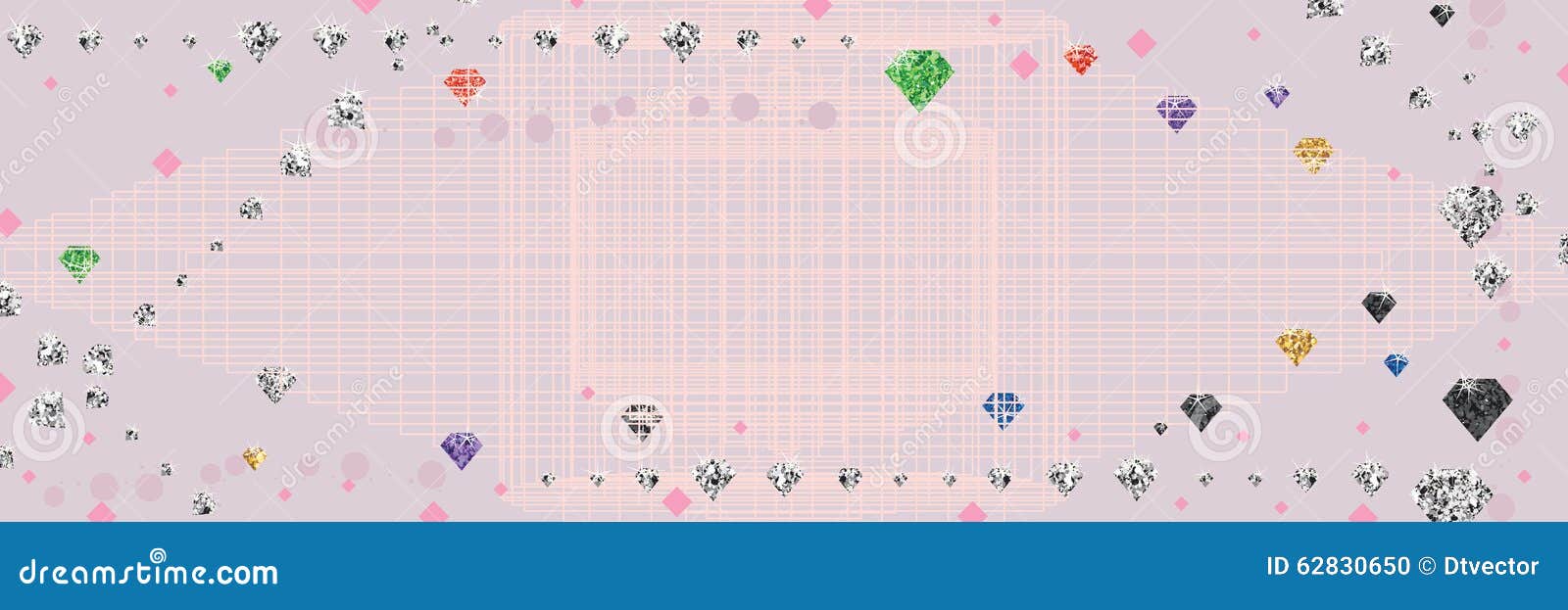Diamond banner bright stock vector. Illustration of fashion - 62830650