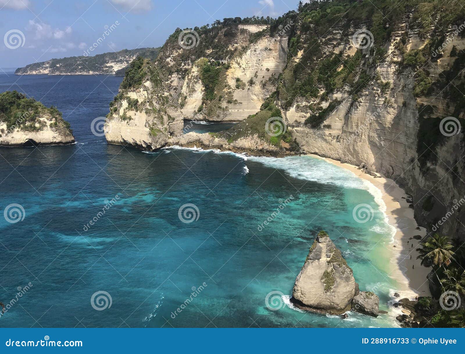 Diamond beach, Bali stock image. Image of terrain, geology - 288916733