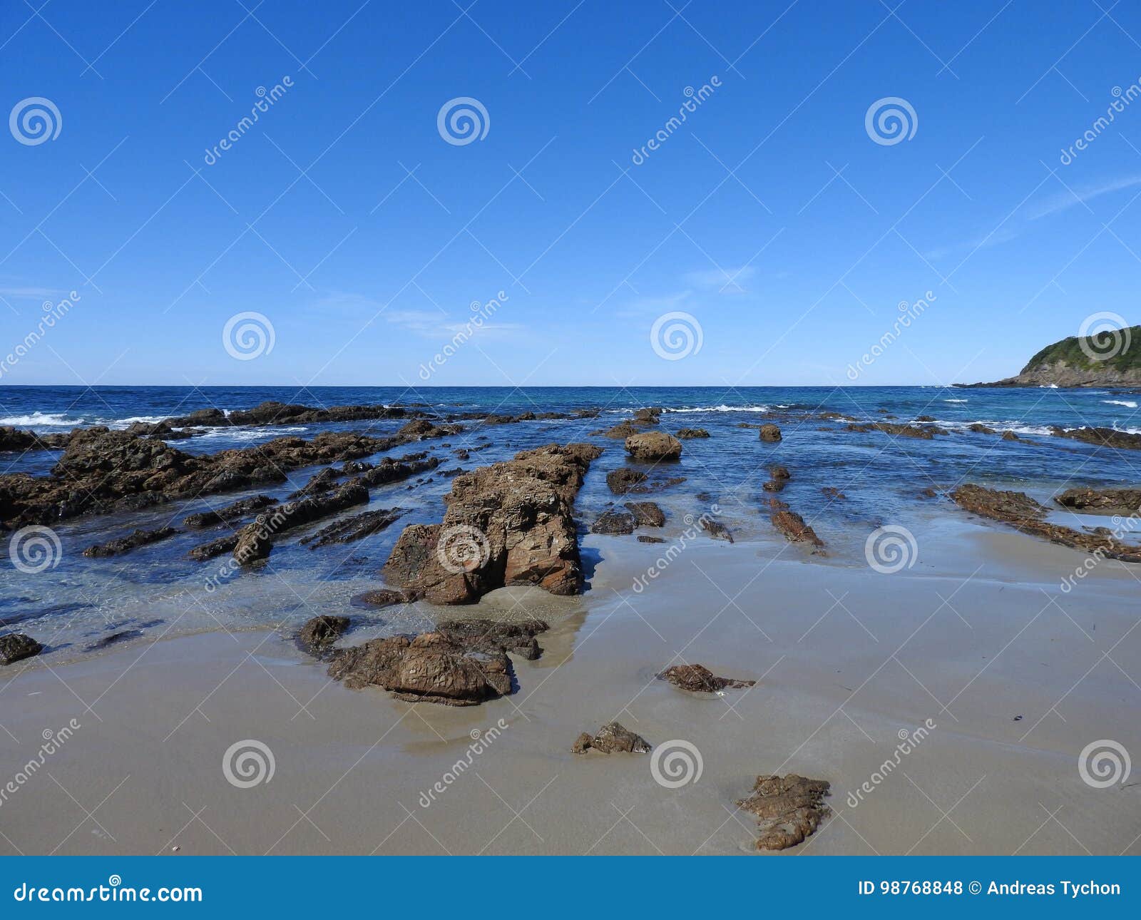 Diamond Beach Rockpool stock photo. Image of diamond - 98768848